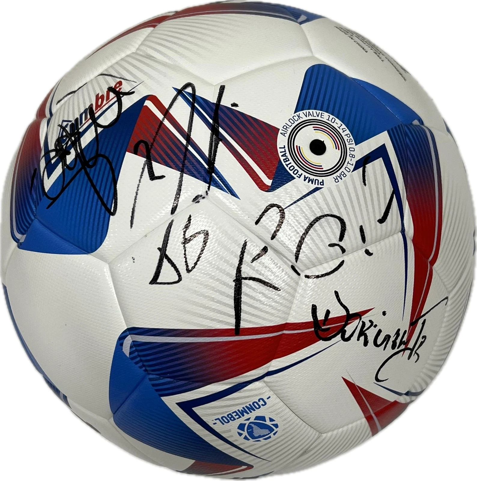 Team Brazil 2024 signed Copa America Soccer Ball LOA PSA/DNA Team ...
