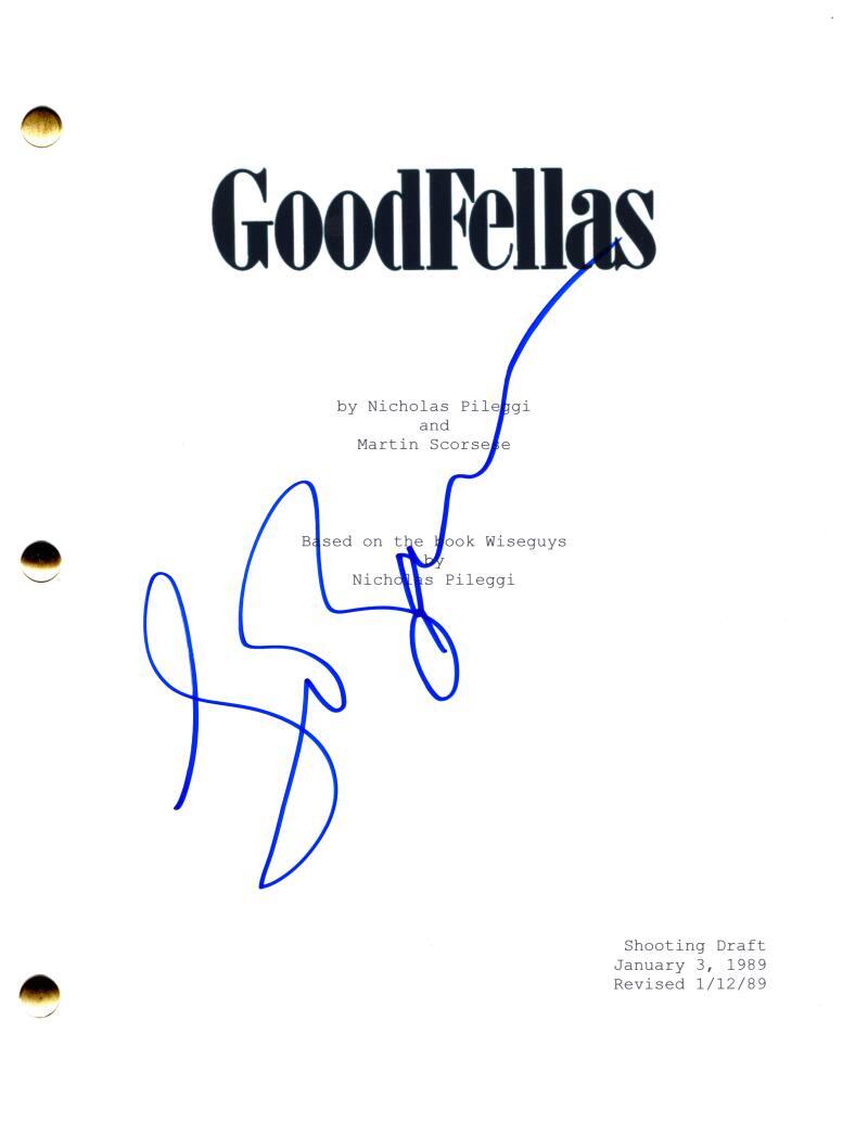 Lorraine Bracco Signed Autograph Goodfellas Movie Script Screenplay ...