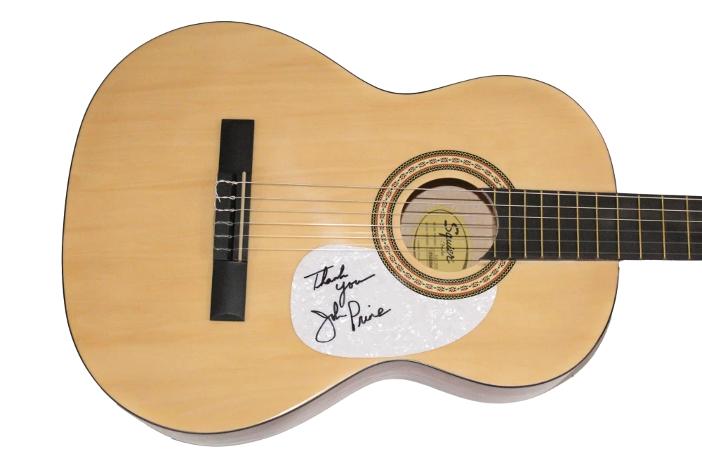 John Prine Signed Autograph Fender Acoustic Guitar - Country Music Icon ...