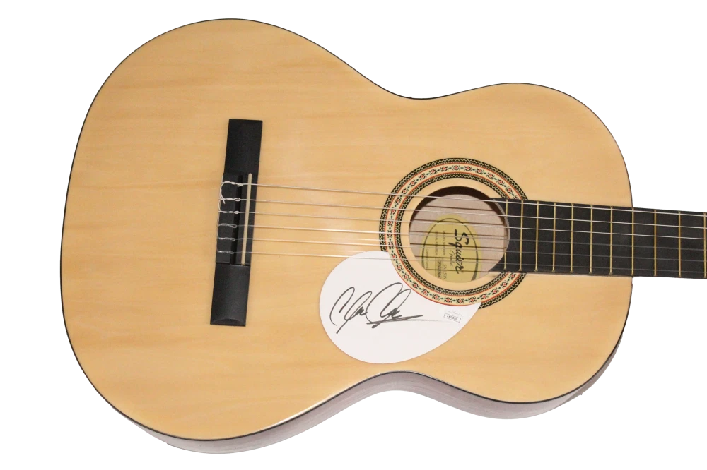 Clarence Clemons Signed Autograph Acoustic Guitar Bruce Springsteen ...