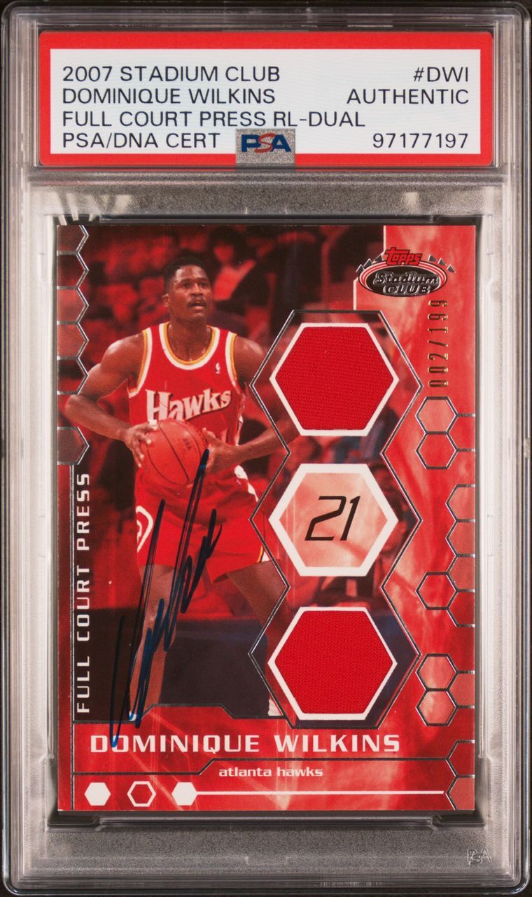 2007 Topps Stadium Club Full Court Press Relics #DWI 002/199 Dominique ...