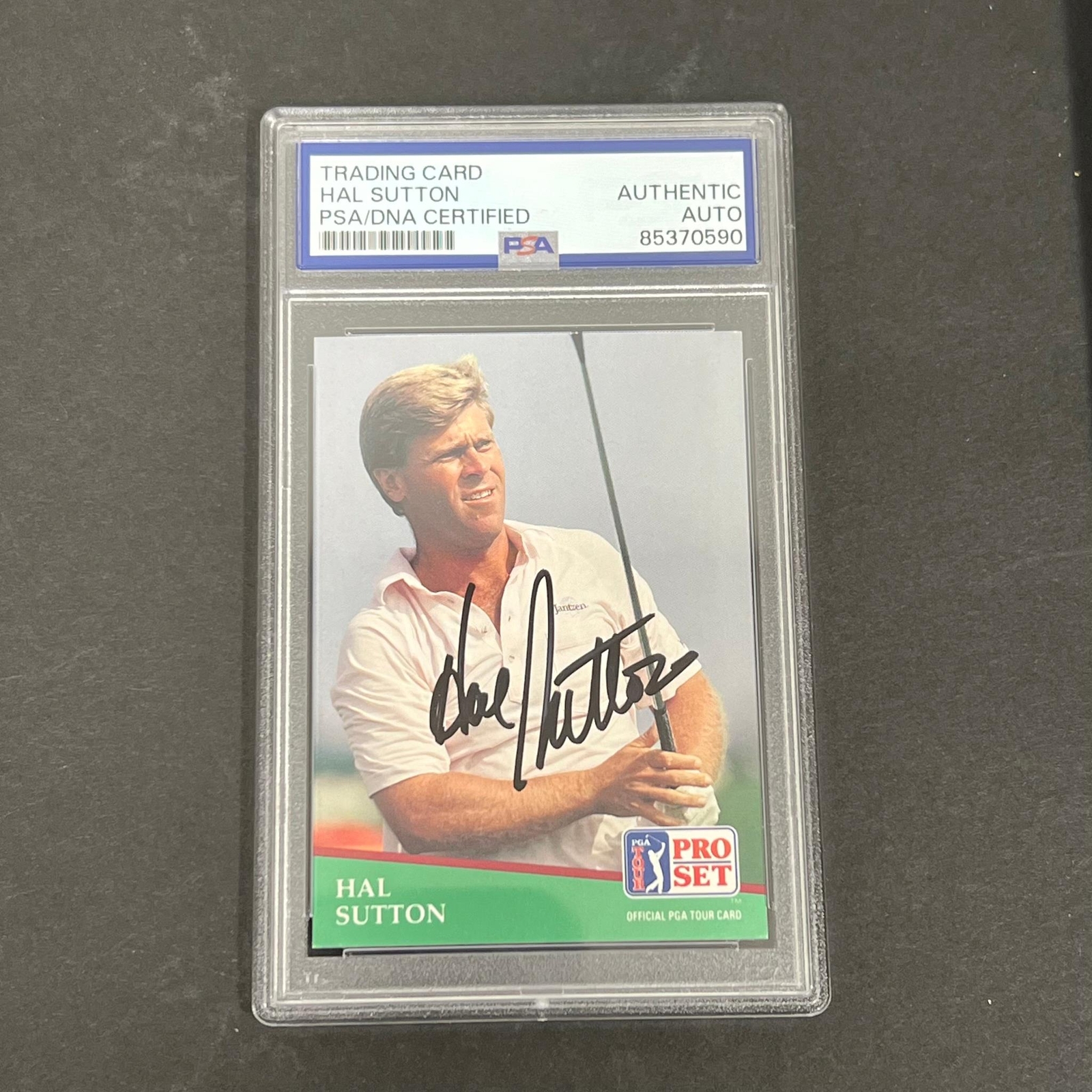 1991 Pro Set #132 Hal Sutton Signed Card PSA/DNA Slabbed Auto | Autographia