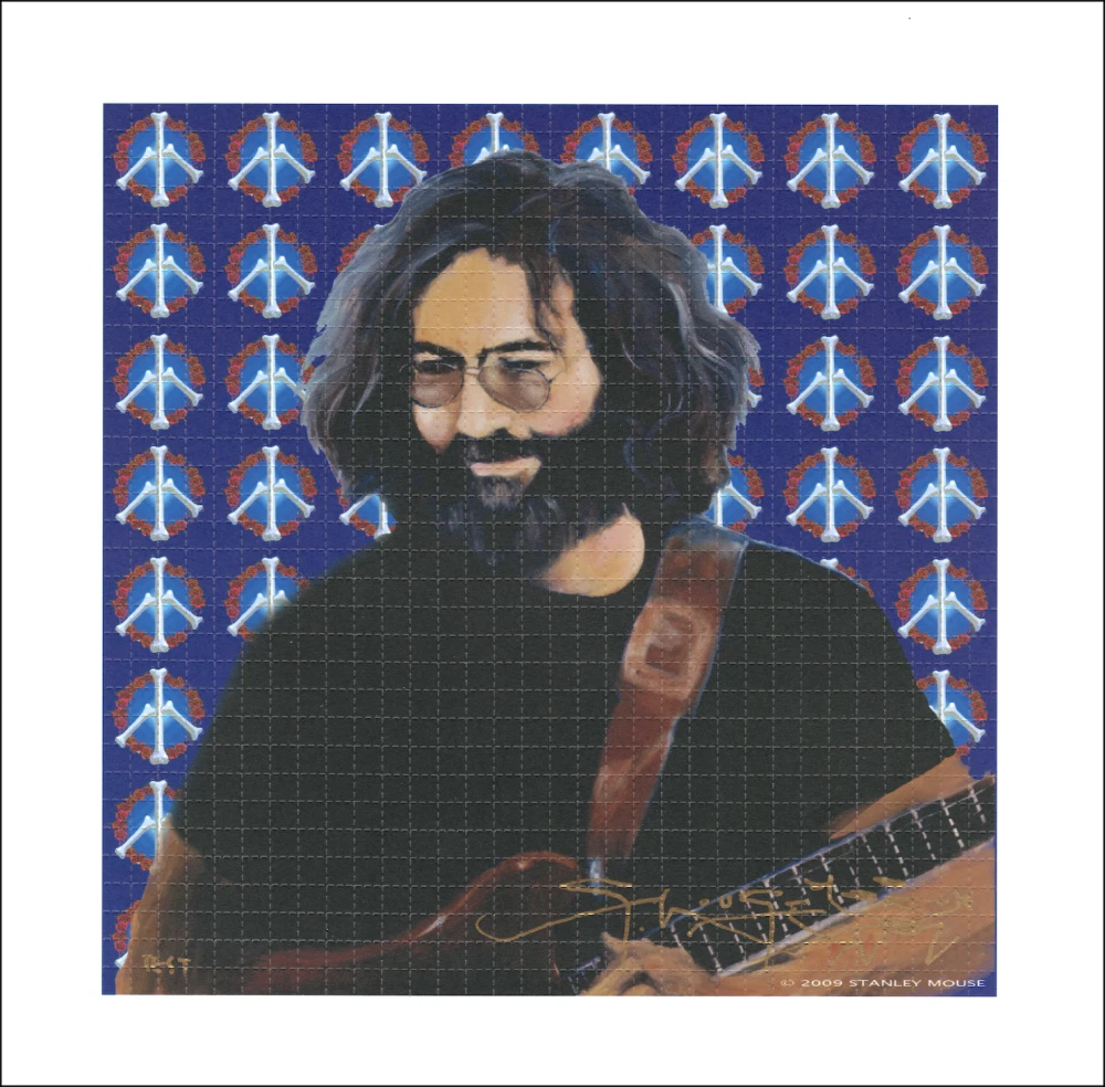 Stanley Mouse Signed Autograph 10x10 Jerry Garcia Blotter Art Test ...