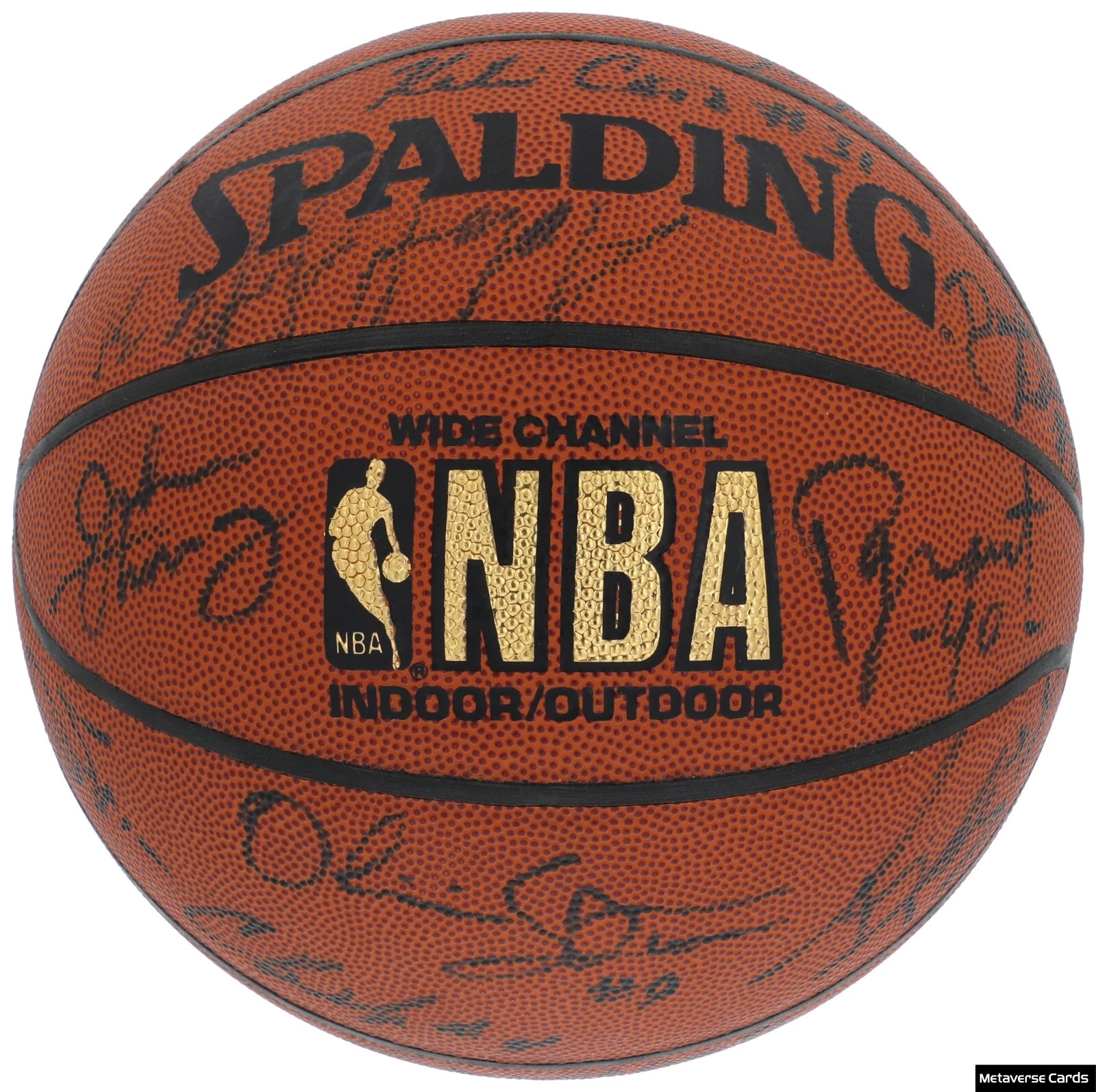 Tim Duncan Rookie 1997 NBA Draft Multi Signed Basketball 25 Sigs PSA ...