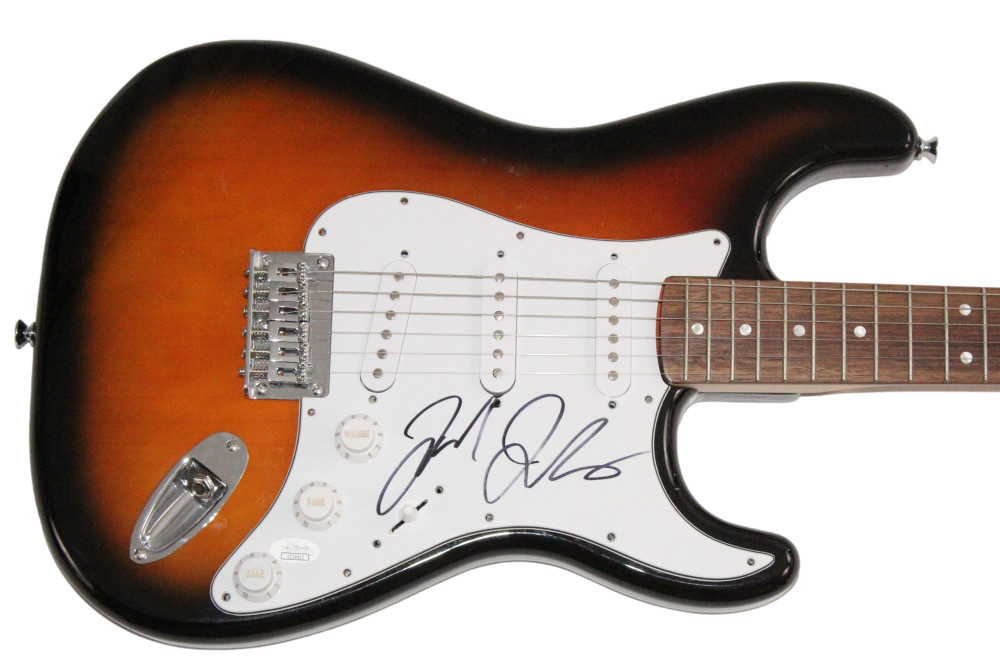 Jack Johnson Signed Autograph Fender Electric Guitar - In Between ...