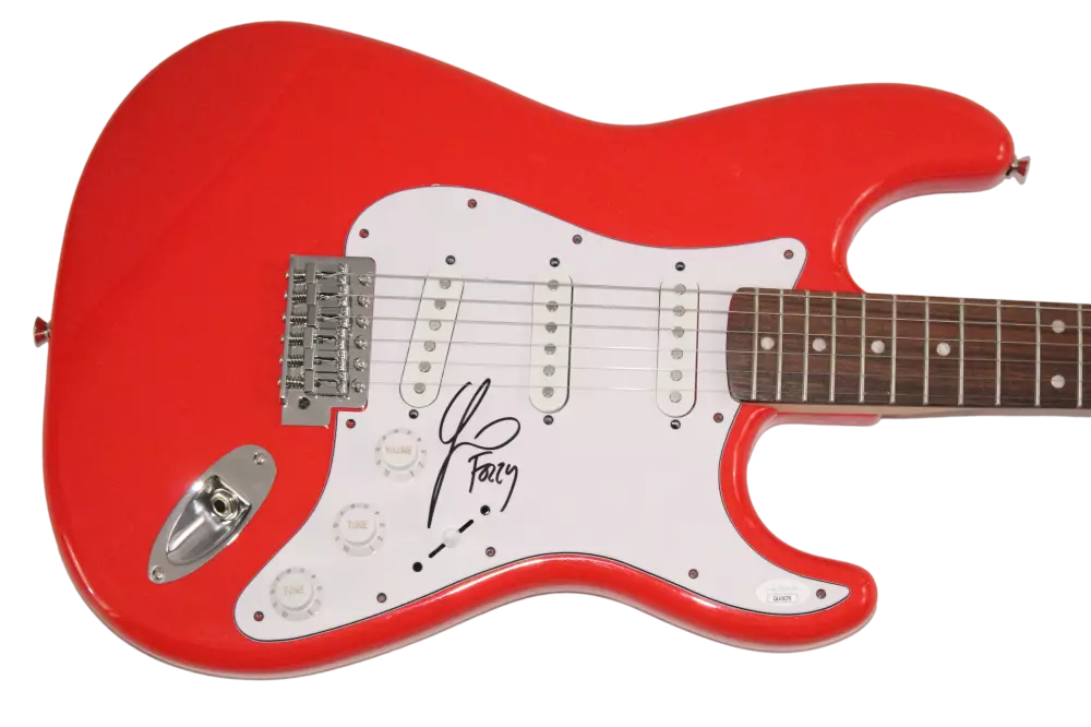 Chris Jericho Fozzy WWE Signed Autograph Electric Guitar Happenstance w ...