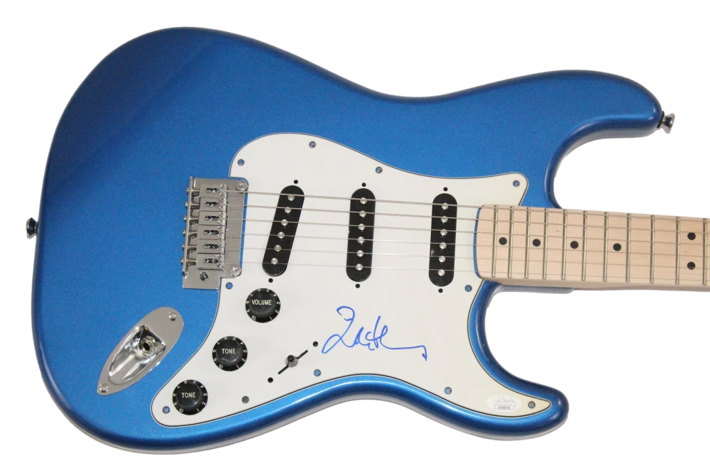 Ian Hunter Mott the Hopple Signed Autograph Blue Electric Guitar w/ JSA COA | Autographia