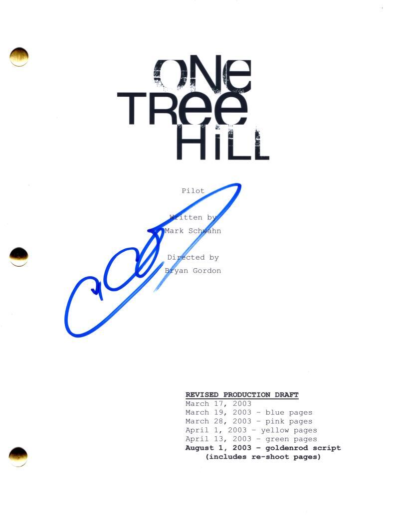 Chad Michael Murray Signed Autograph One Tree Hill Full Pilot Script ...