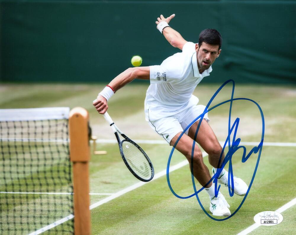 Novak Djokovic Signed Autograph 8x10 Photo - Australian Open King w ...