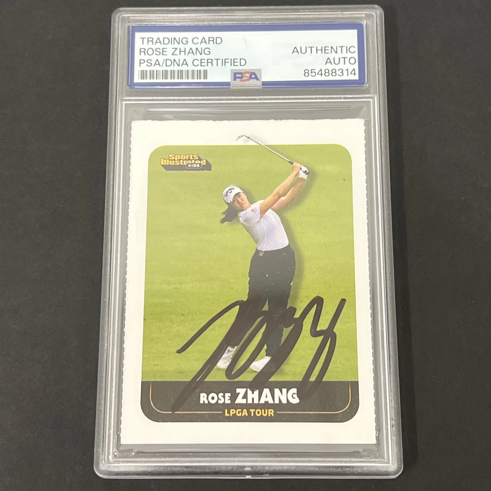 Rose Zhang signed card PSA | Autographia
