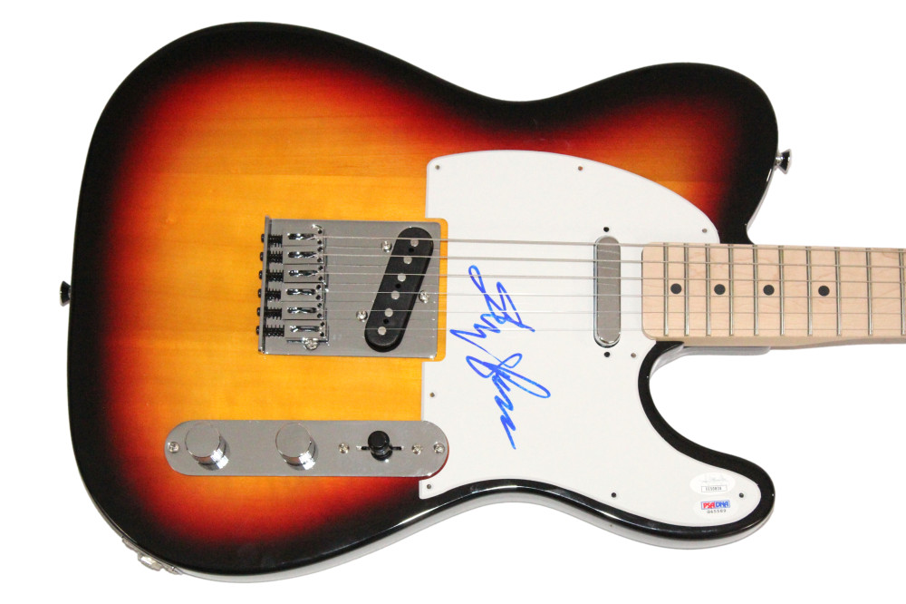 Sly Stone Signed Autograph Fender Telecaster Guitar Sly and the Family ...
