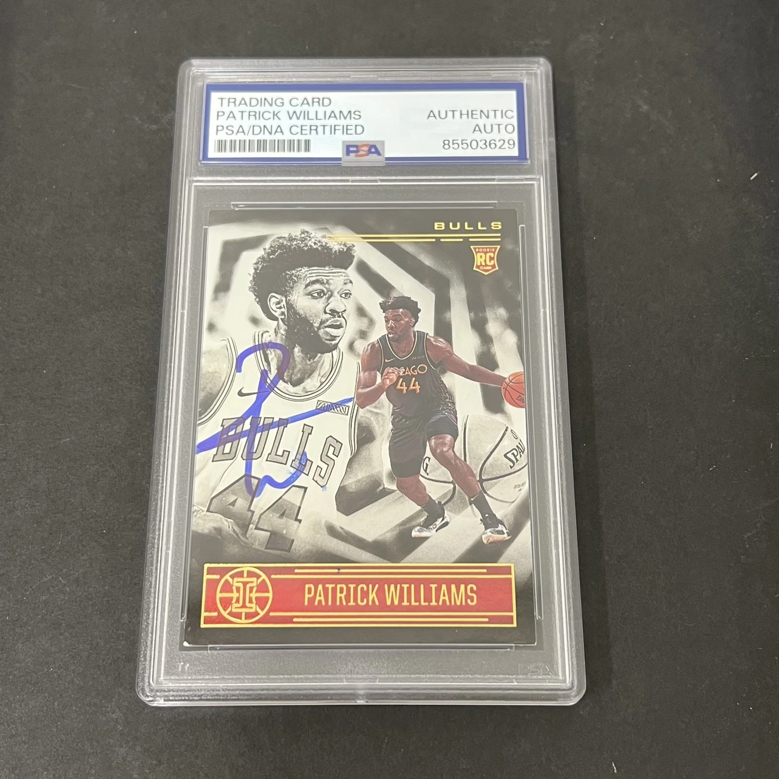 2020-21 Panini Illusions #157 Patrick Williams signed card PSA ...