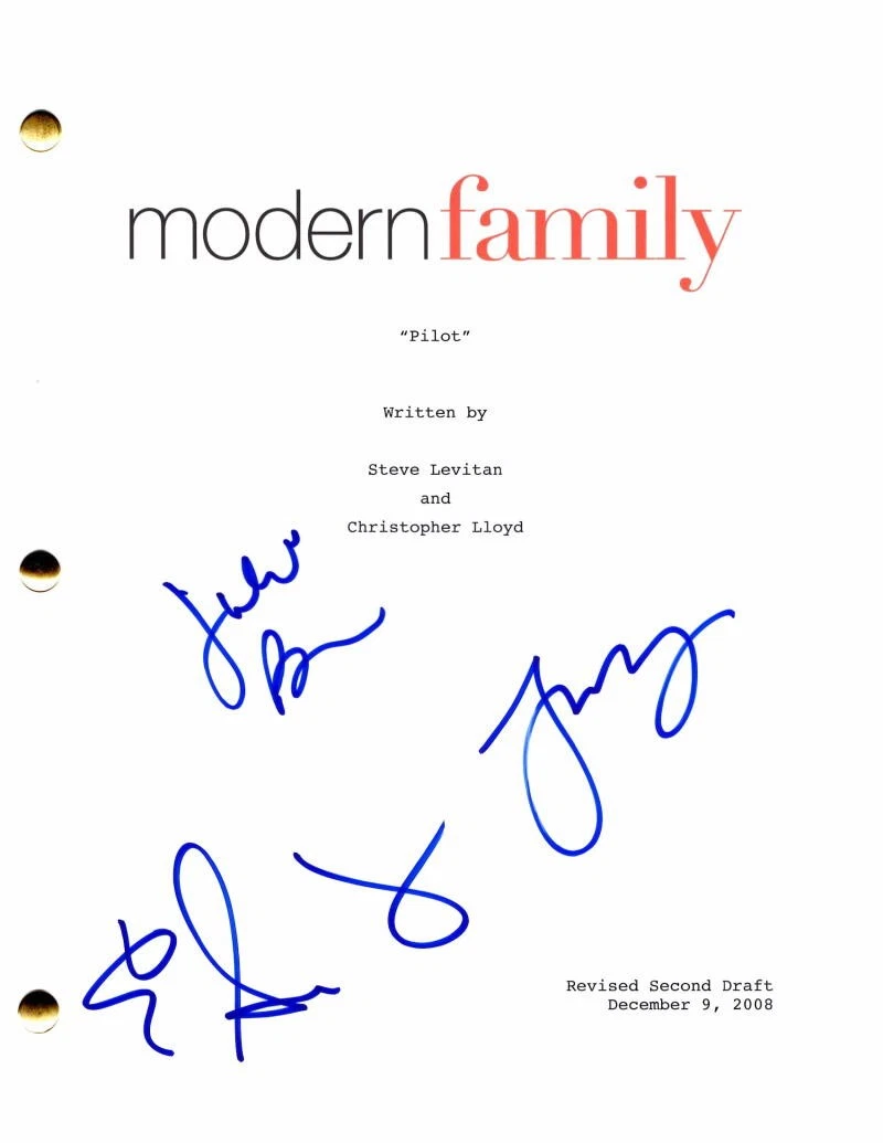 Eric Stonestreet Julie Bowen +1 Signed Autograph Modern Family Full ...