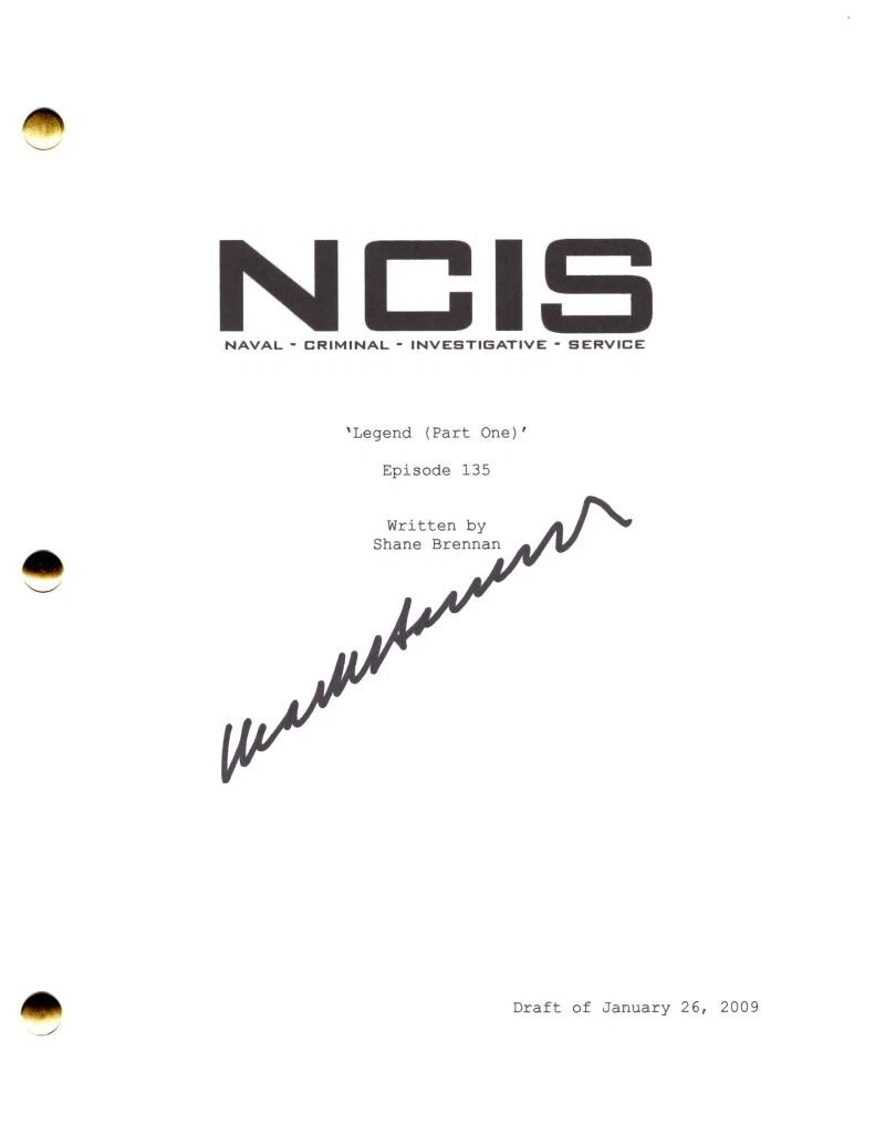 Mark Harmon Signed Autograph NCIS Episode Script Screenplay - Leroy ...