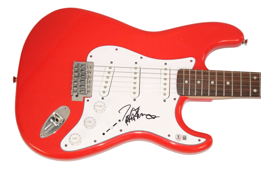 Peter Frampton Signed Autograph Red Electric Guitar - Comes Alive w ...