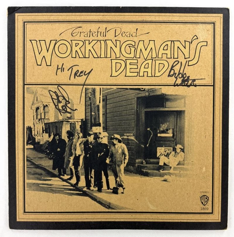 Phil Lesh & Bob Weir Signed Autograph Album Vinyl Record - Grateful ...