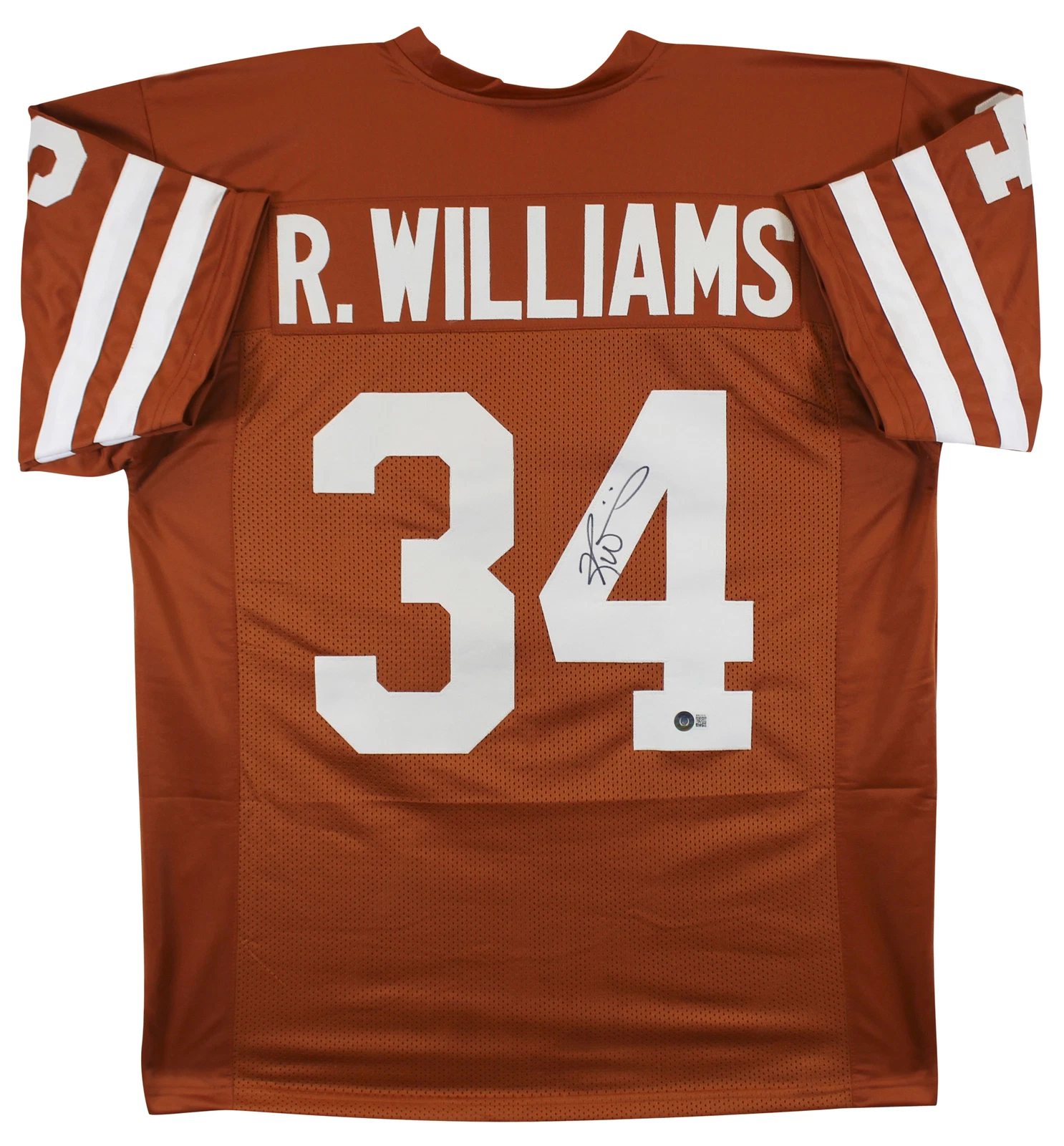 Texas Ricky Williams Authentic Signed Burnt Orange Pro Style Jersey BAS ...