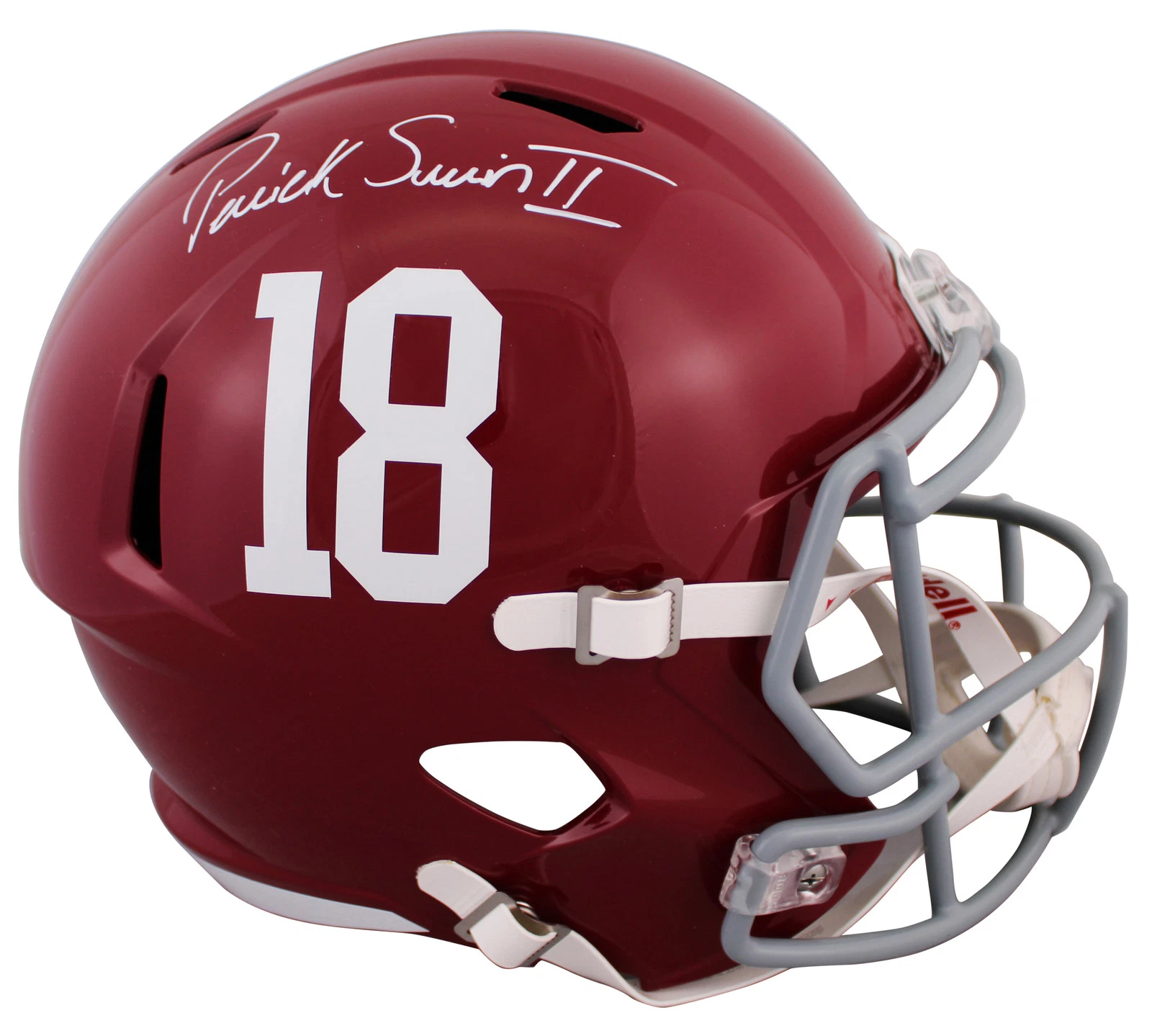Alabama Patrick Surtain II Signed Full Size Speed Rep Helmet BAS ...