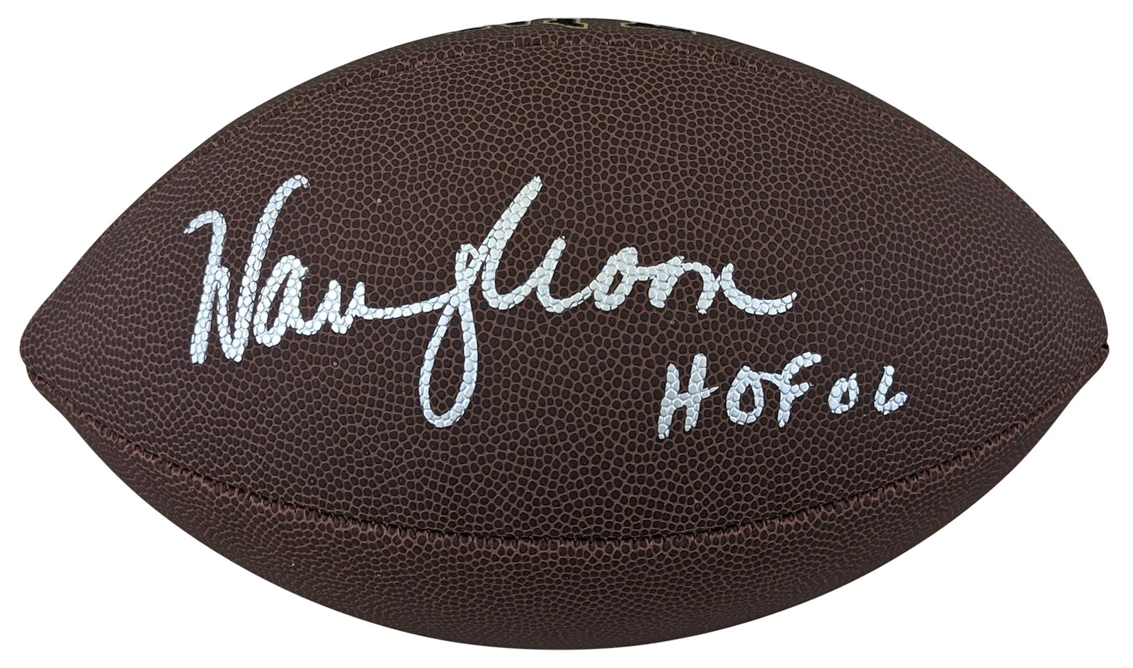 Oilers Warren Moon "HOF 06" Signed Wilson Super Grip Nfl Football BAS ...