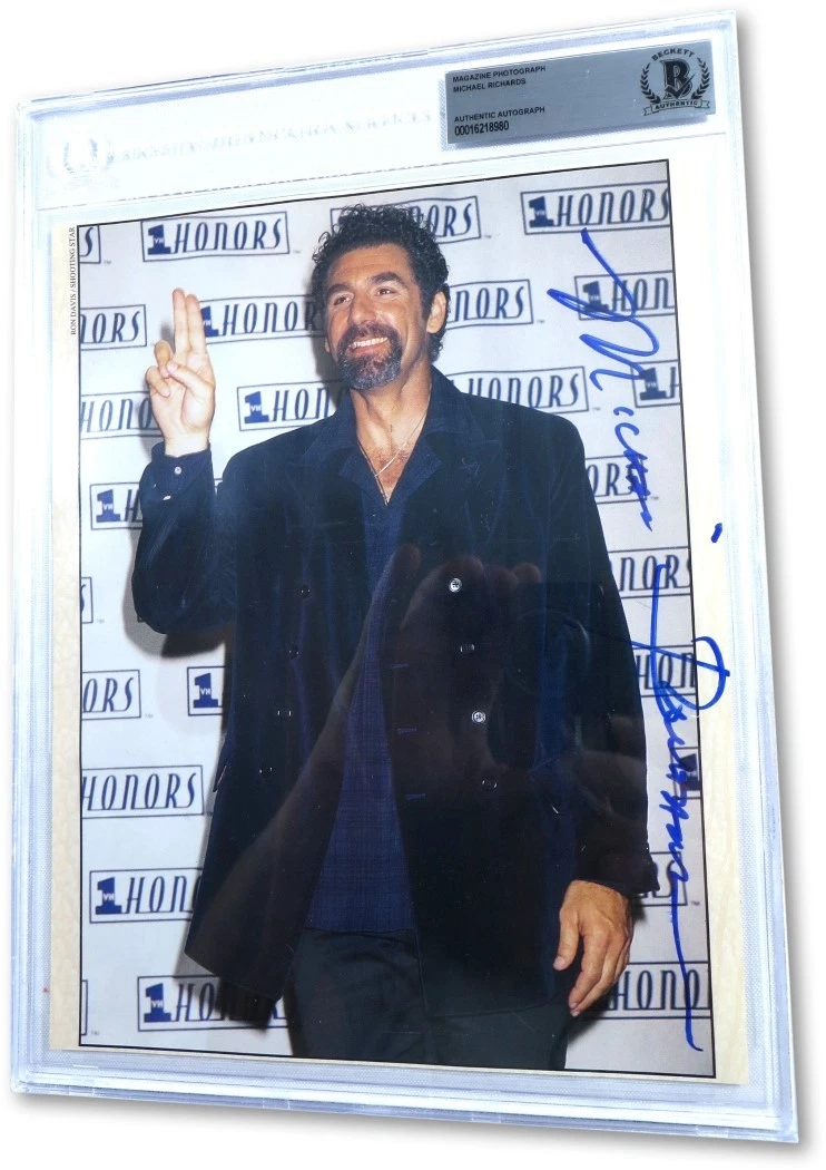 Michael Richards Signed Autographed Photograph Seinfeld BAS Encased ...