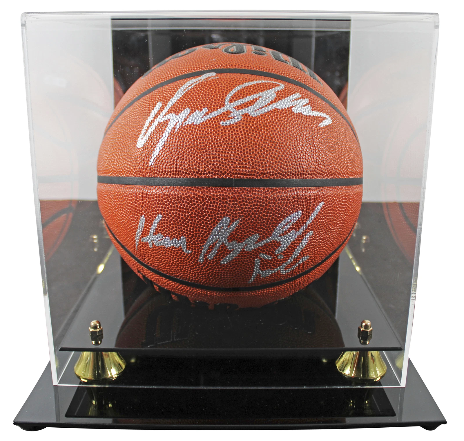 Hawks Dominique Wilkins "Human Highlight Film" Wilson Basketball w ...