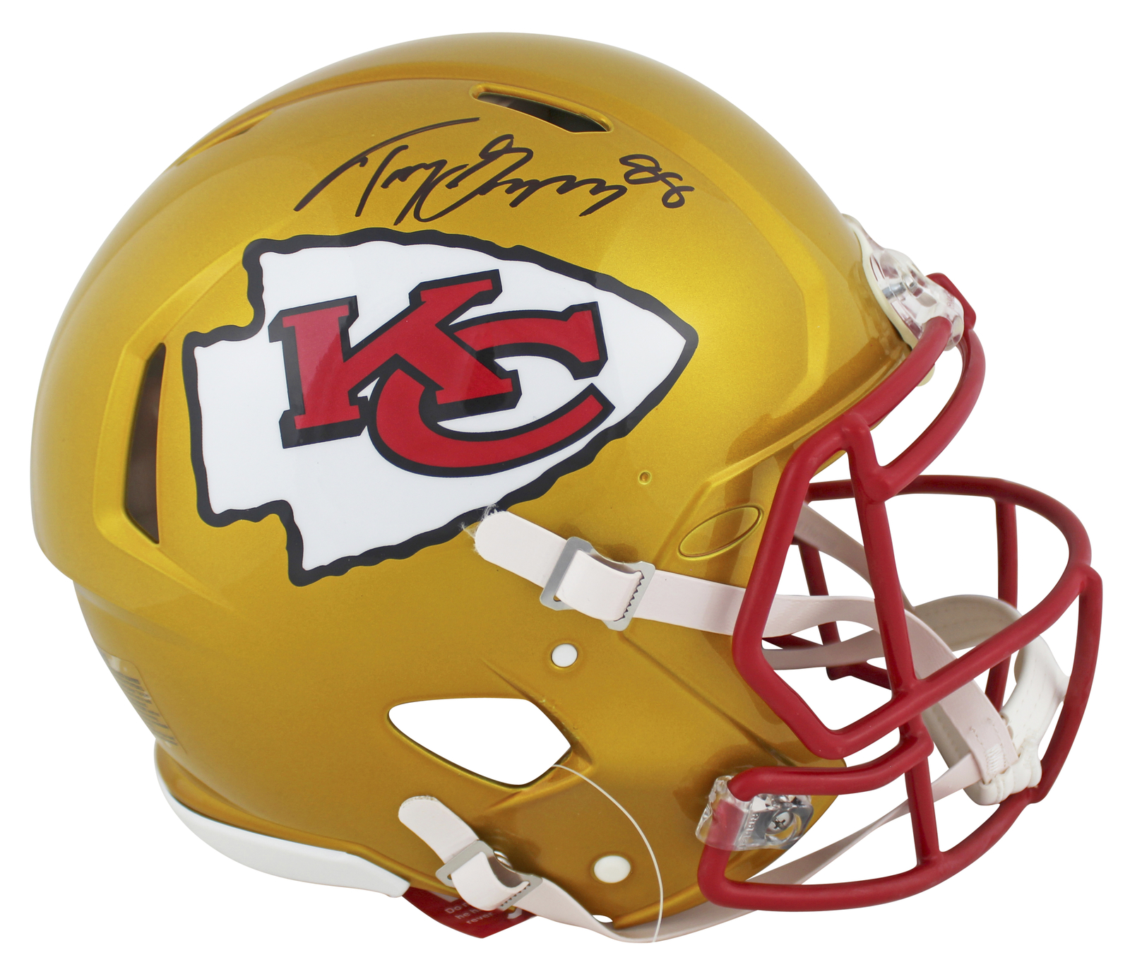 Chiefs Tony Gonzalez Signed Flash Full Size Speed Proline Helmet BAS ...