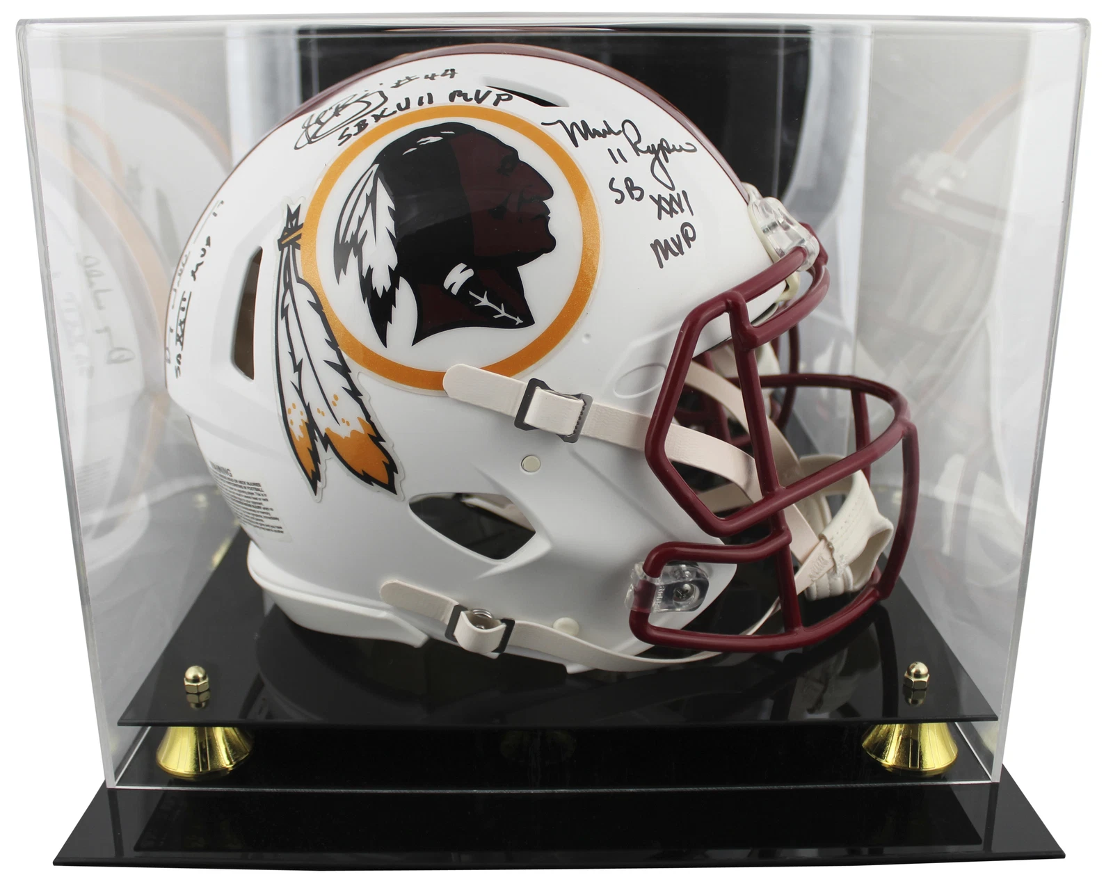 WFT SB MVPs (3) Signed Flat White F/S Speed Proline Helmet W/ Case BAS ...