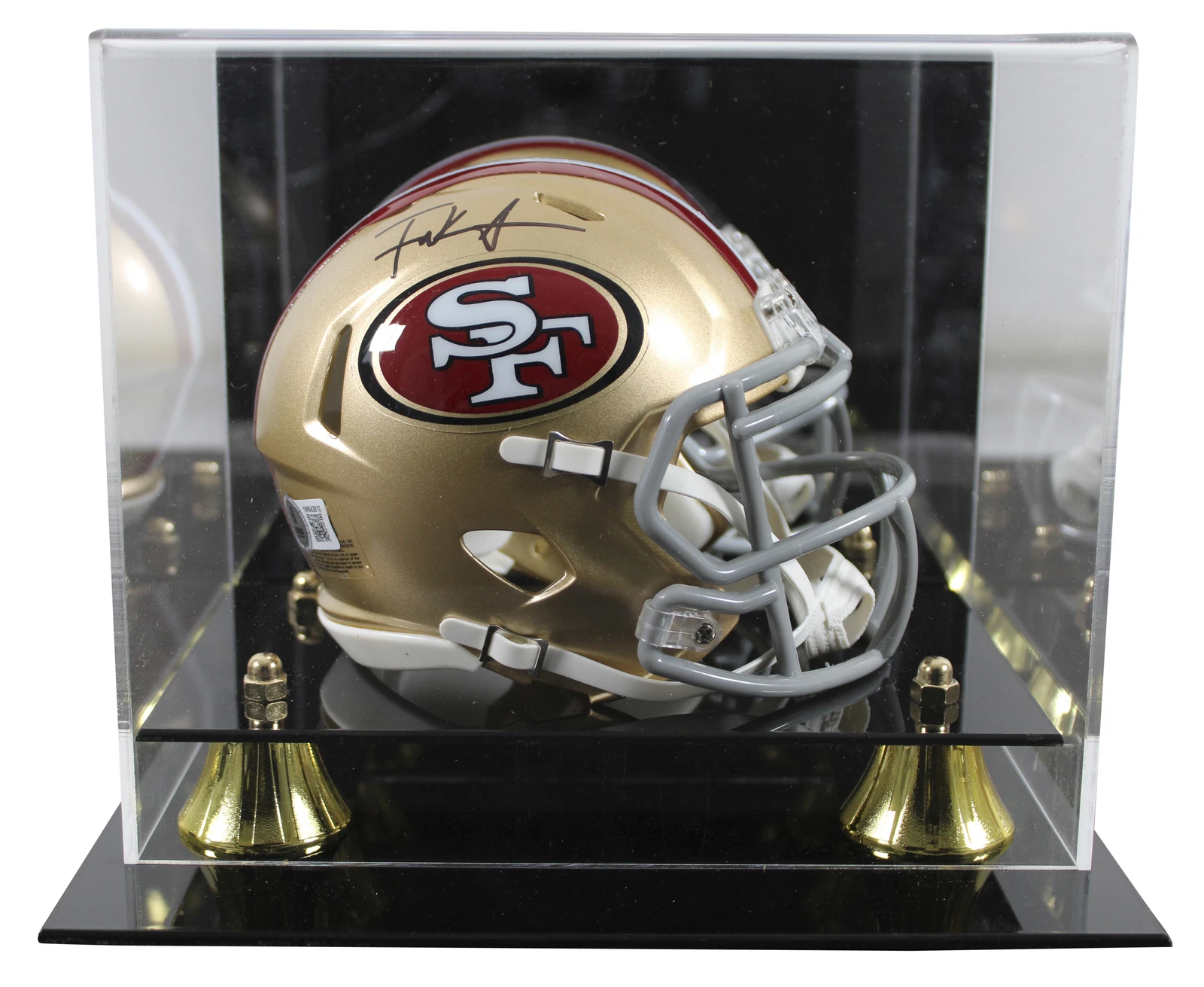 49ers Frank Gore Authentic Signed Speed Mini Helmet W/ Case BAS ...