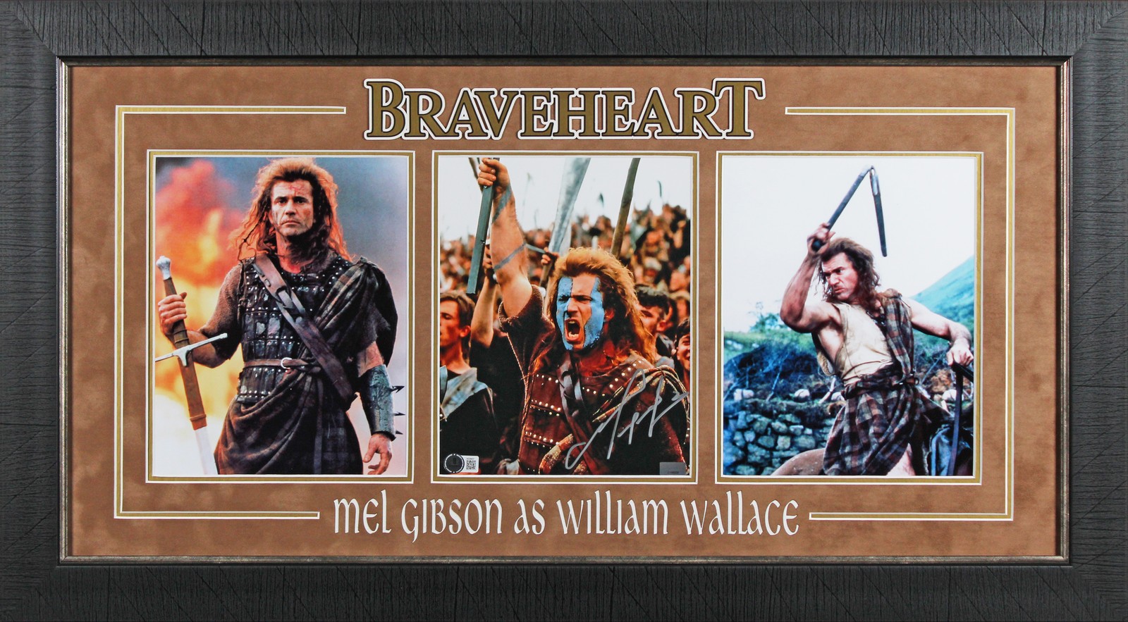 Mel Gibson Braveheart Authentic Signed 8x10 Framed Photo Autographed ...