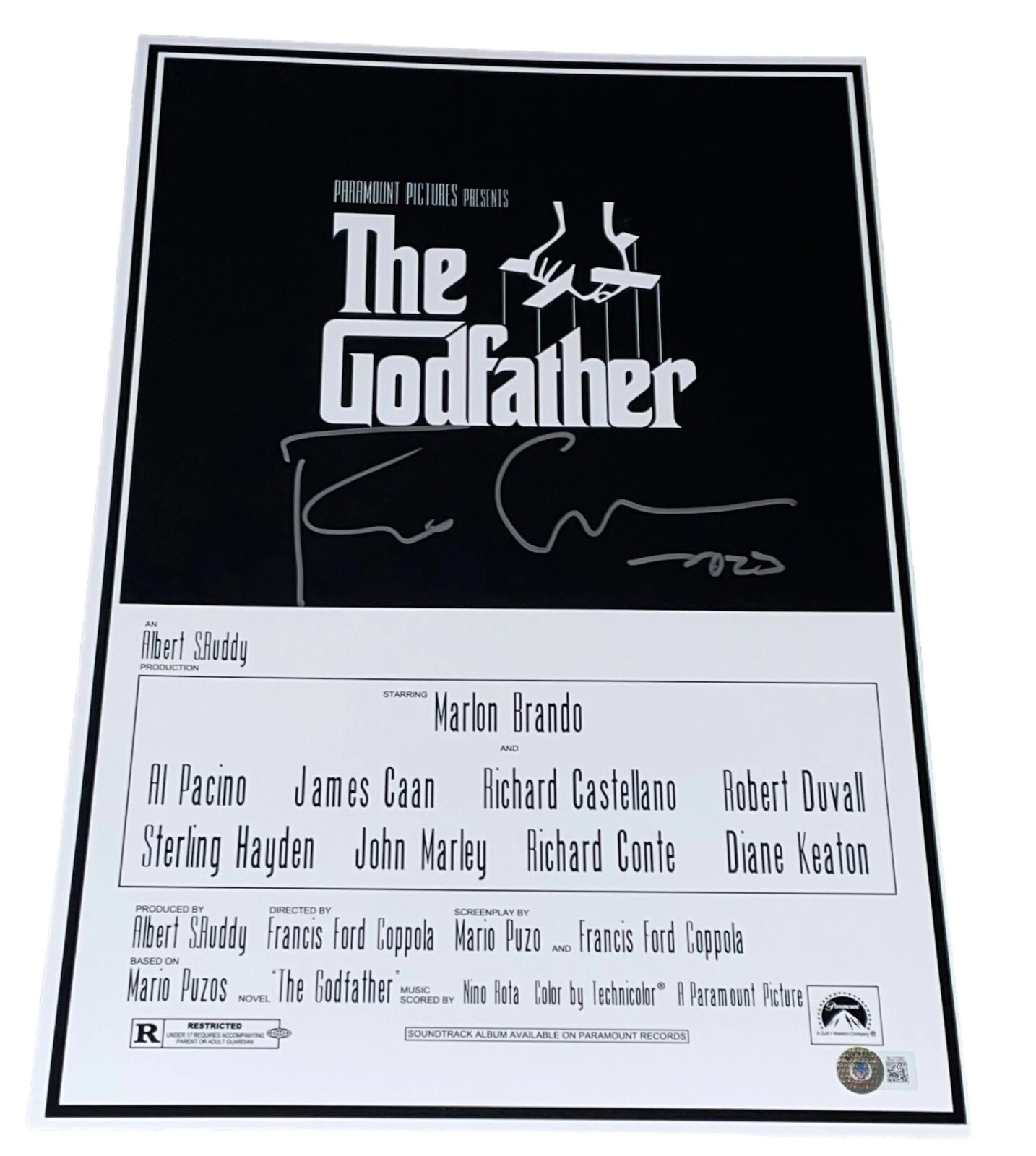 Francis Ford Coppola Signed Autograph 12x18 The Godfather Movie Poster ...