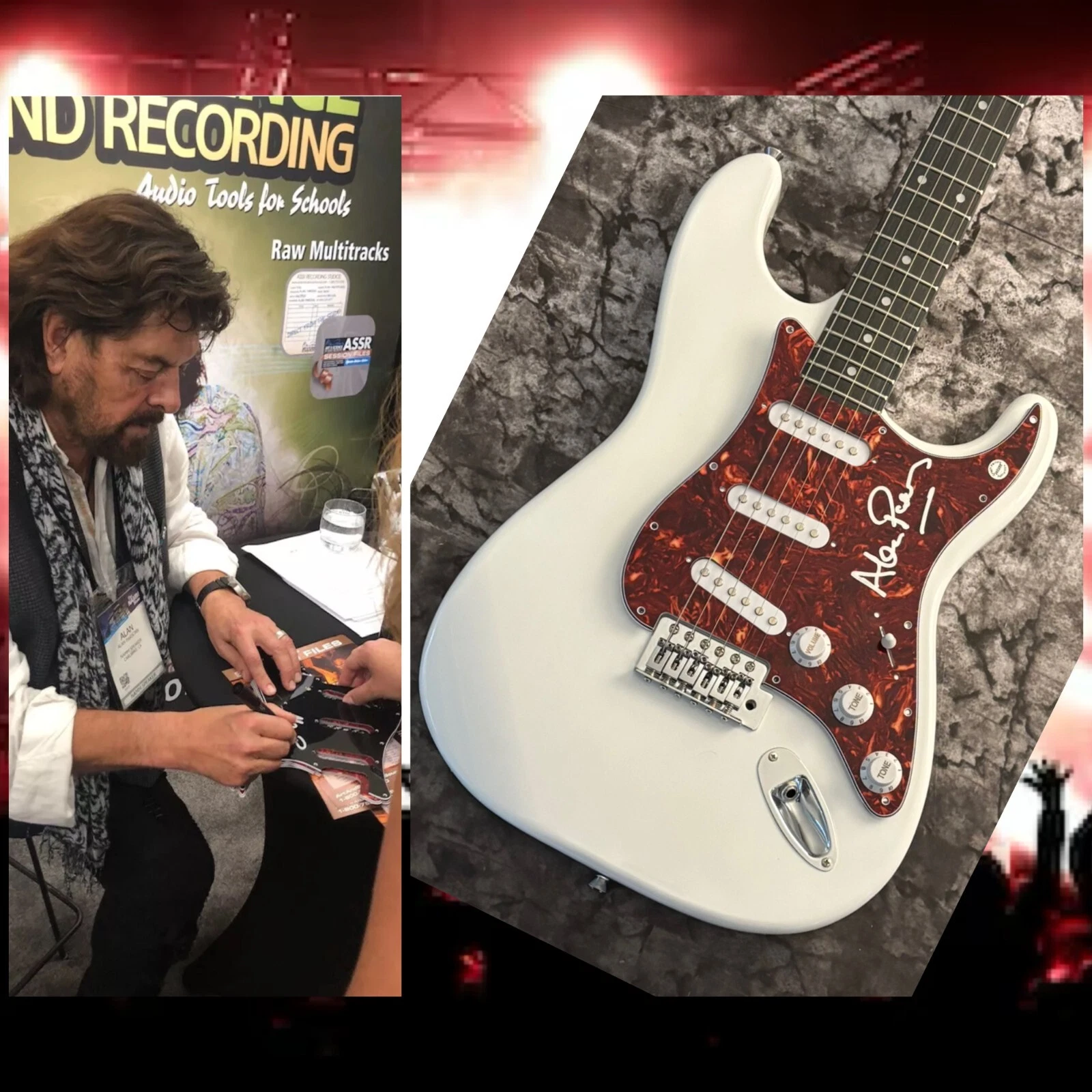 GFA the Project Eye in the Sky ALAN PARSONS Signed Electric Guitar AP7 COA | Autographia