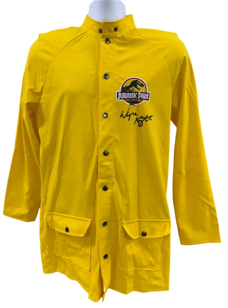 Wayne Knight Signed Jurassic Park Prop Replica Rain Coat Nedry ...