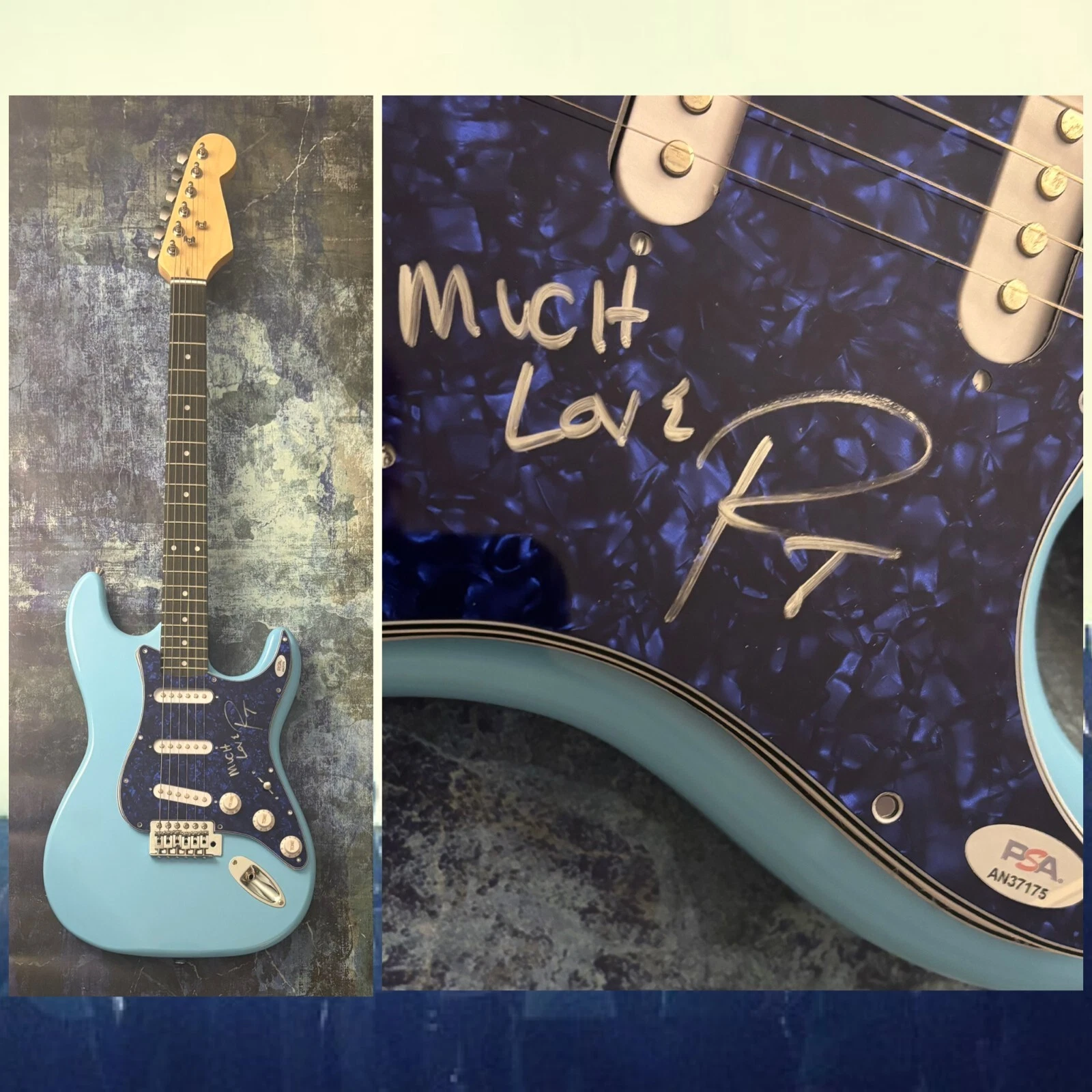 PSA Matchbox 20 Twenty * ROB THOMAS * Signed Electric Guitar COA ...