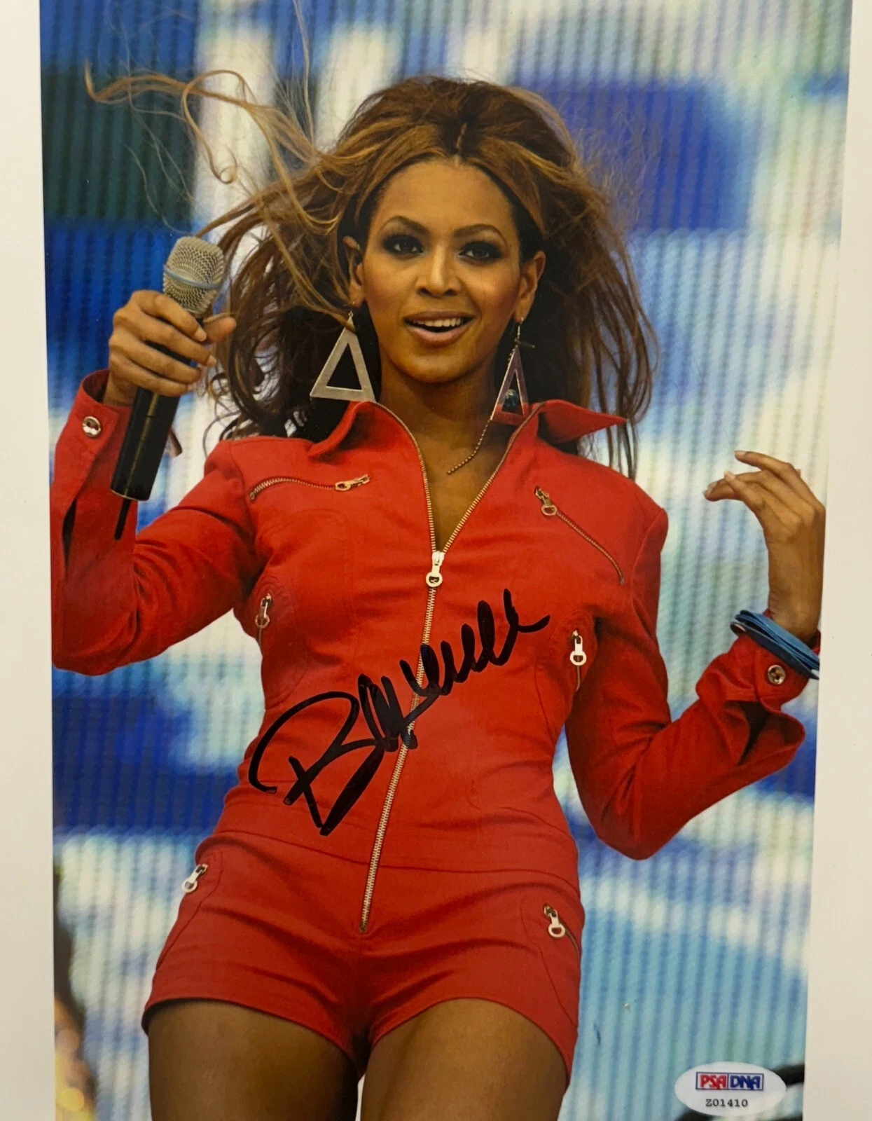Beyoncé Knowles Signed 8x10 Photo Rare Vintage Authentic Autograph PSA ...
