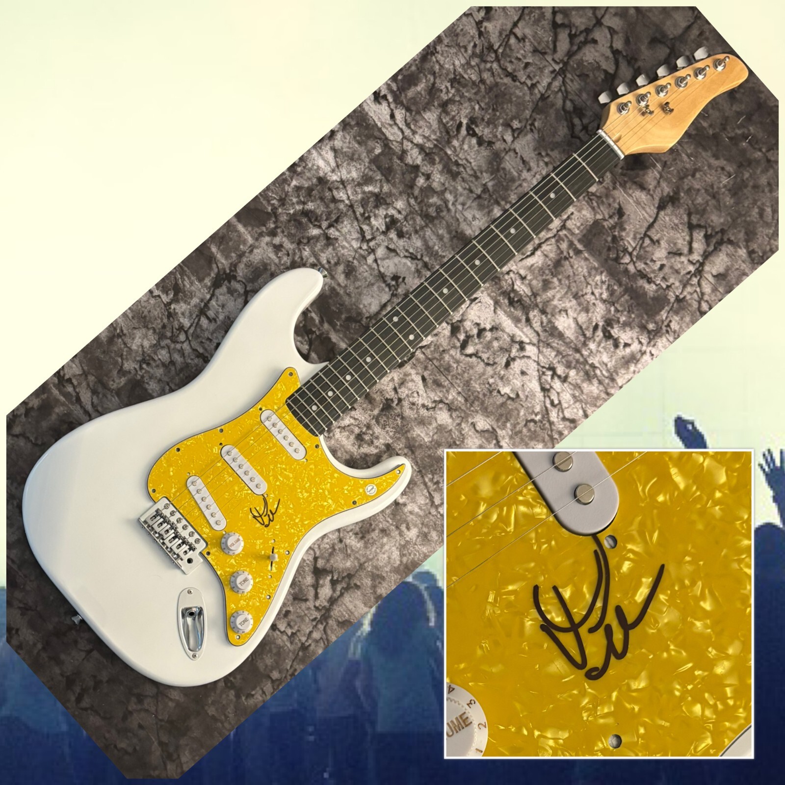 GFA Earth, Wind & Fire Band VERDINE WHITE Signed Electric Guitar COA ...