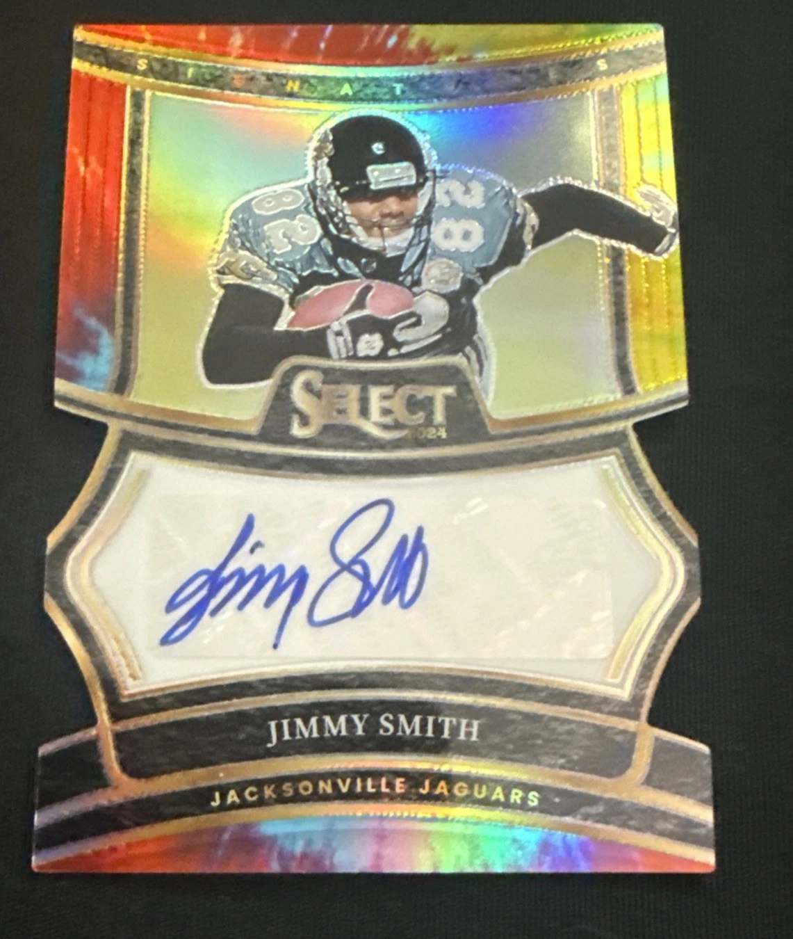 2024 Select JIMMY SMITH #SP-JSH Signatures AUTO Tie-Dye DIE-CUT #13/25 ...
