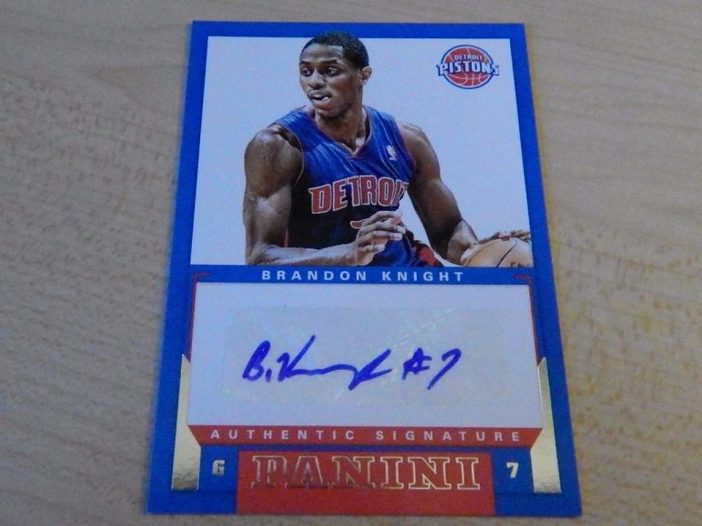2013-14 PANINI BASKETBALL BRANDON KNIGHT AUTHENTIC SIGNATURE #30 ...