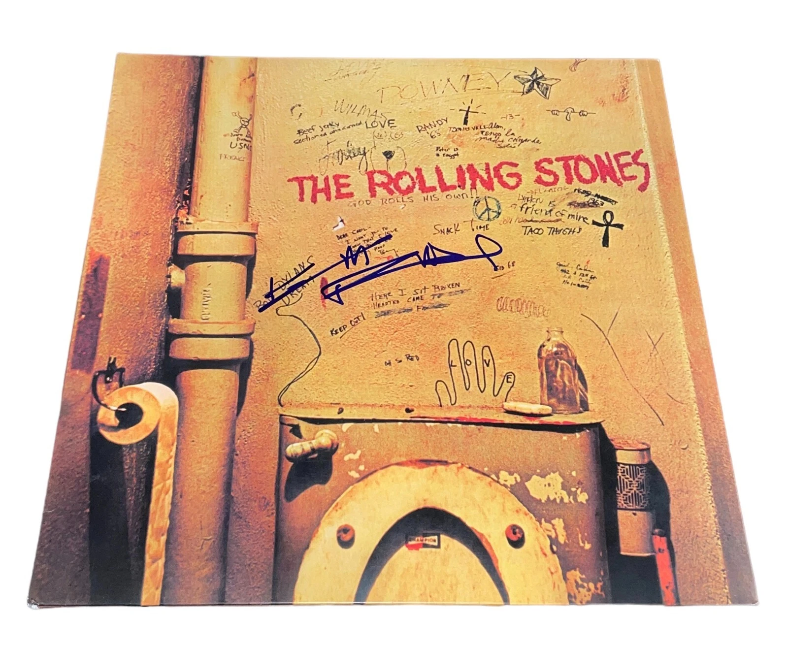 Keith Richards Signed Autograph The Rolling Stones Vinyl Album Proof ...