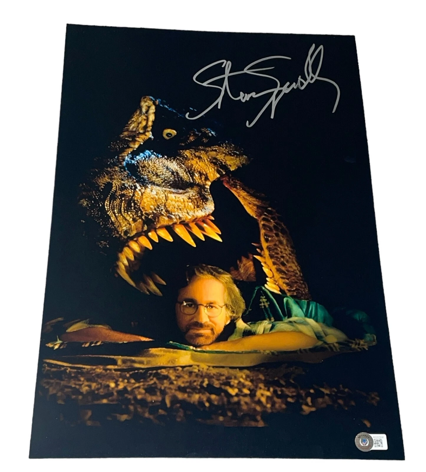 Steven Spielberg Signed Autograph 12x18 Photo Jaws Jurassic Park ET ...