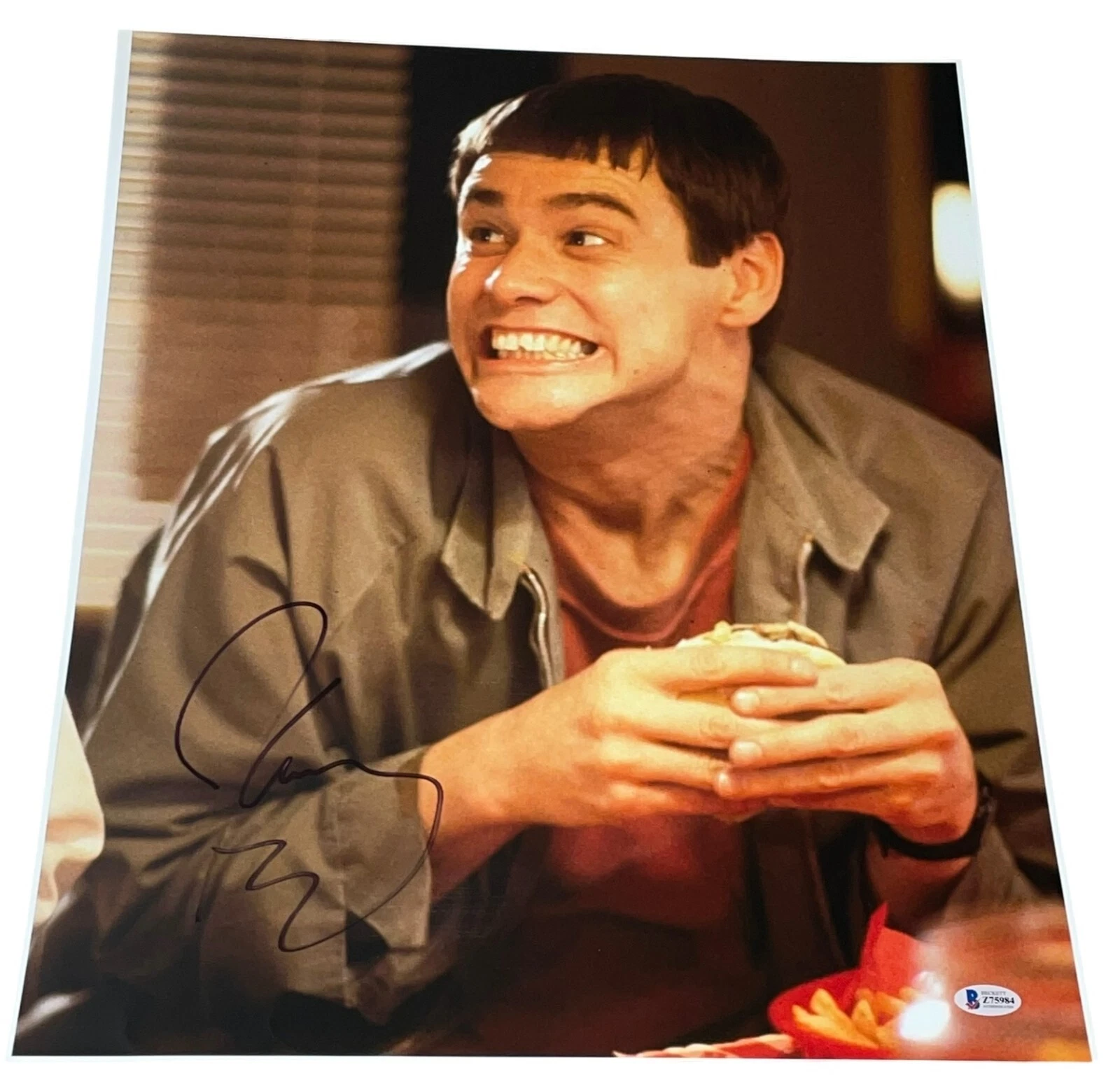 Jim Carrey Signed Autograph 16x20 Photo Authentic Dumb and Dumber ...