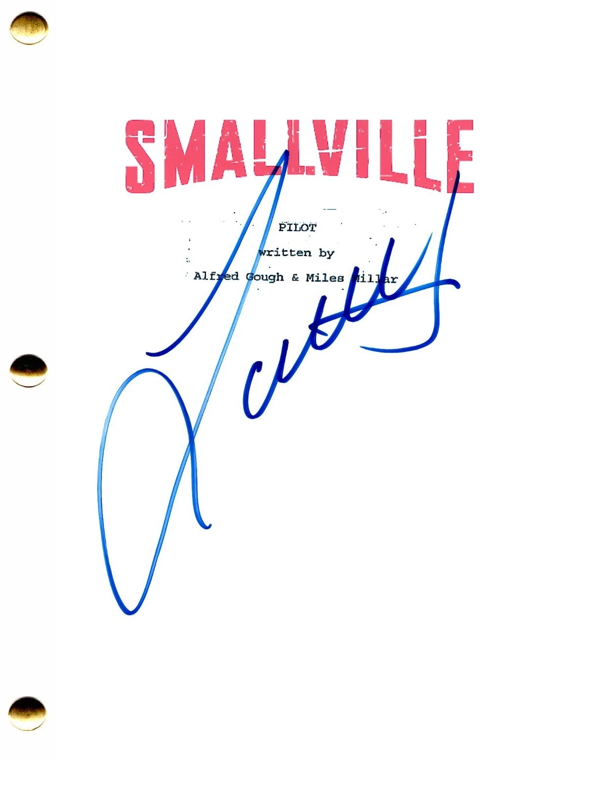 Laura Vandervoort Signed Smallville Pilot Script Kara Authentic Autograph | Autographia