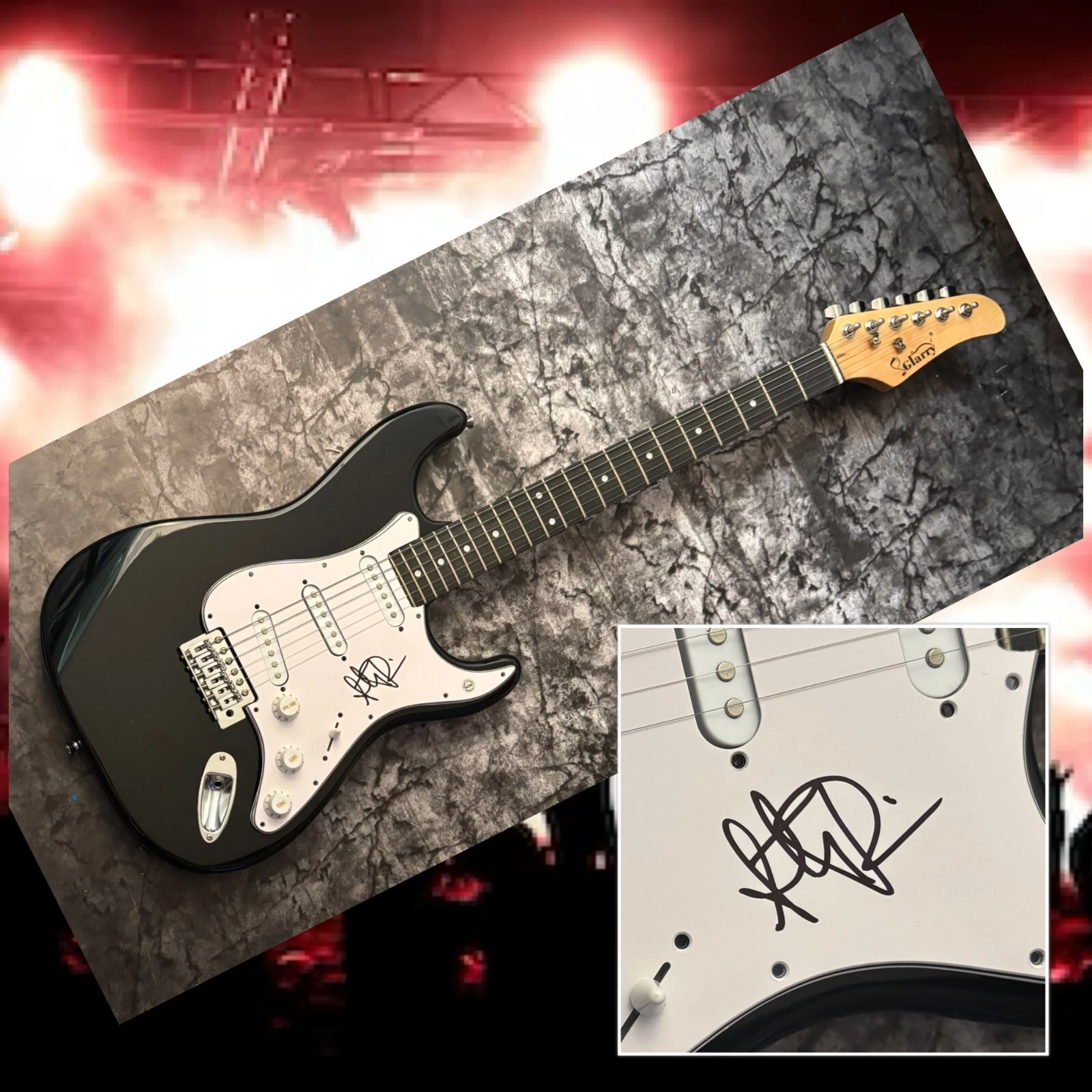 GFA Bayside Fascia Singer Anthony Raneri Firmata Elettrico Chitarra ...