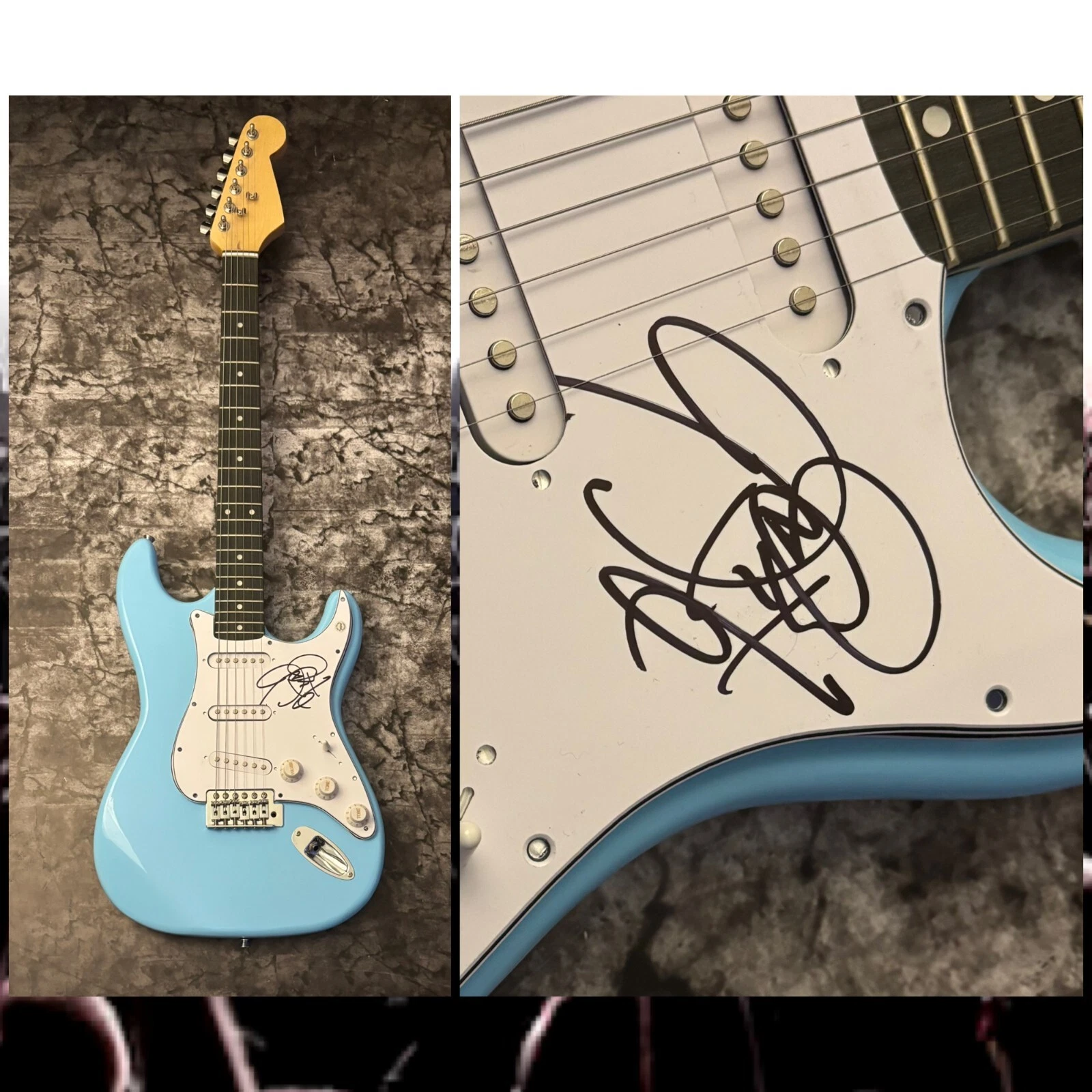 GFA The All-American Rejects TYSON RITTER Signed Electric Guitar COA ...