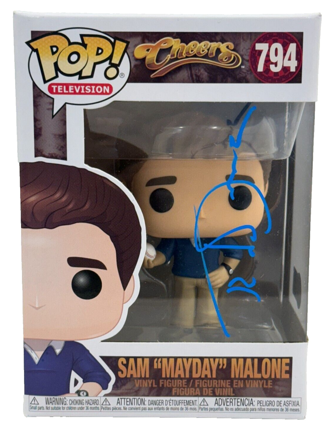Ted Danson Signed Sam Mayday Malone Funko Cheers Authentic Autograph ...