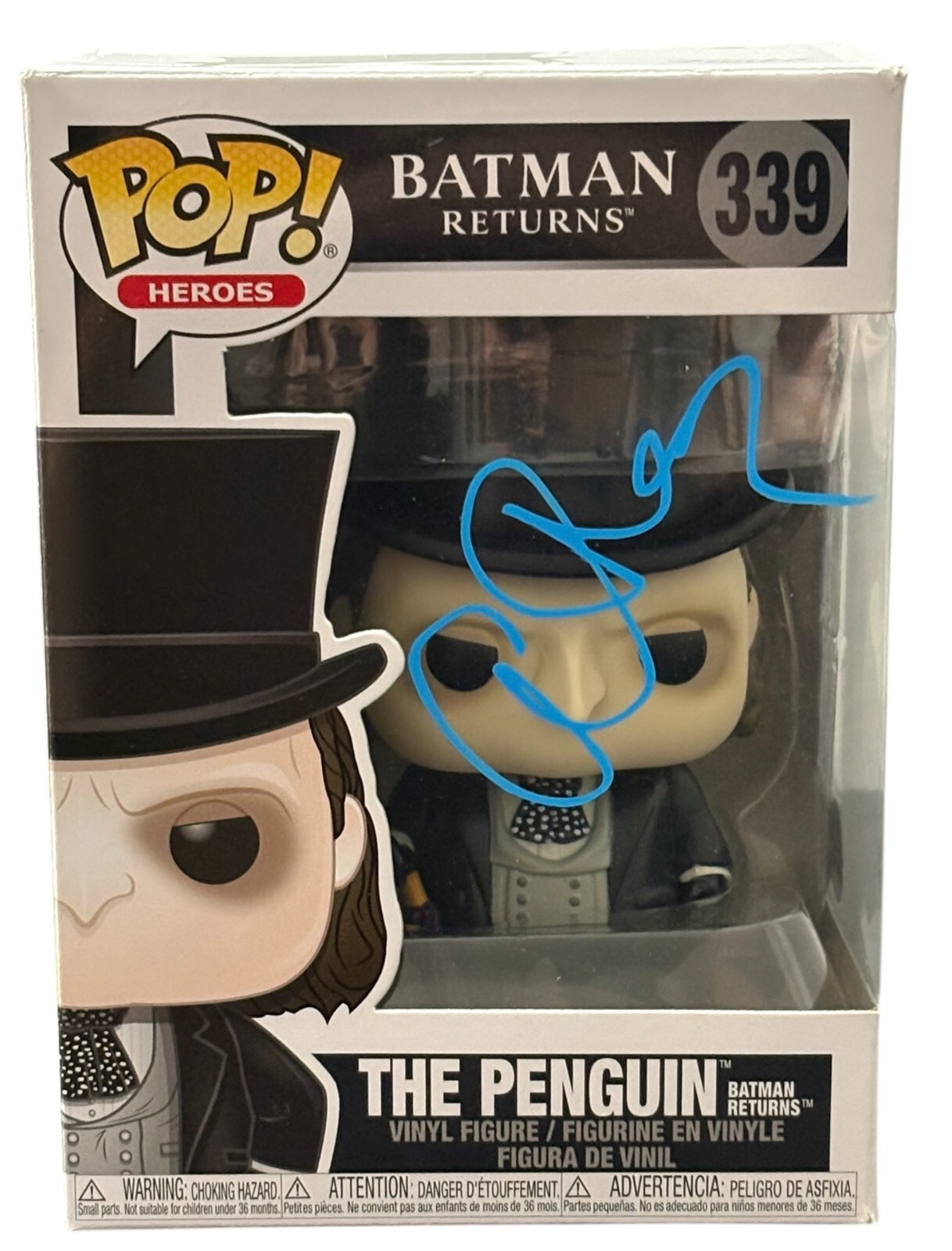 Danny DeVito Signed Autograph Batman Returns Funko Pop 339 Penguin ...