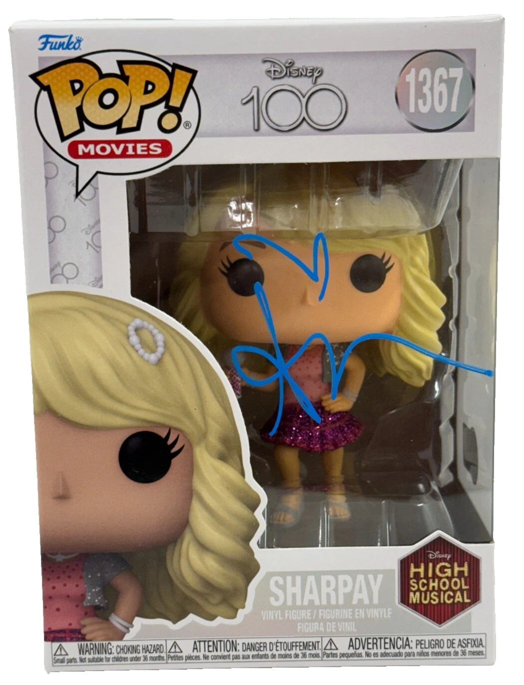 Ashley Tisdale Signed Sharpay Funko High School Musical Disney ...