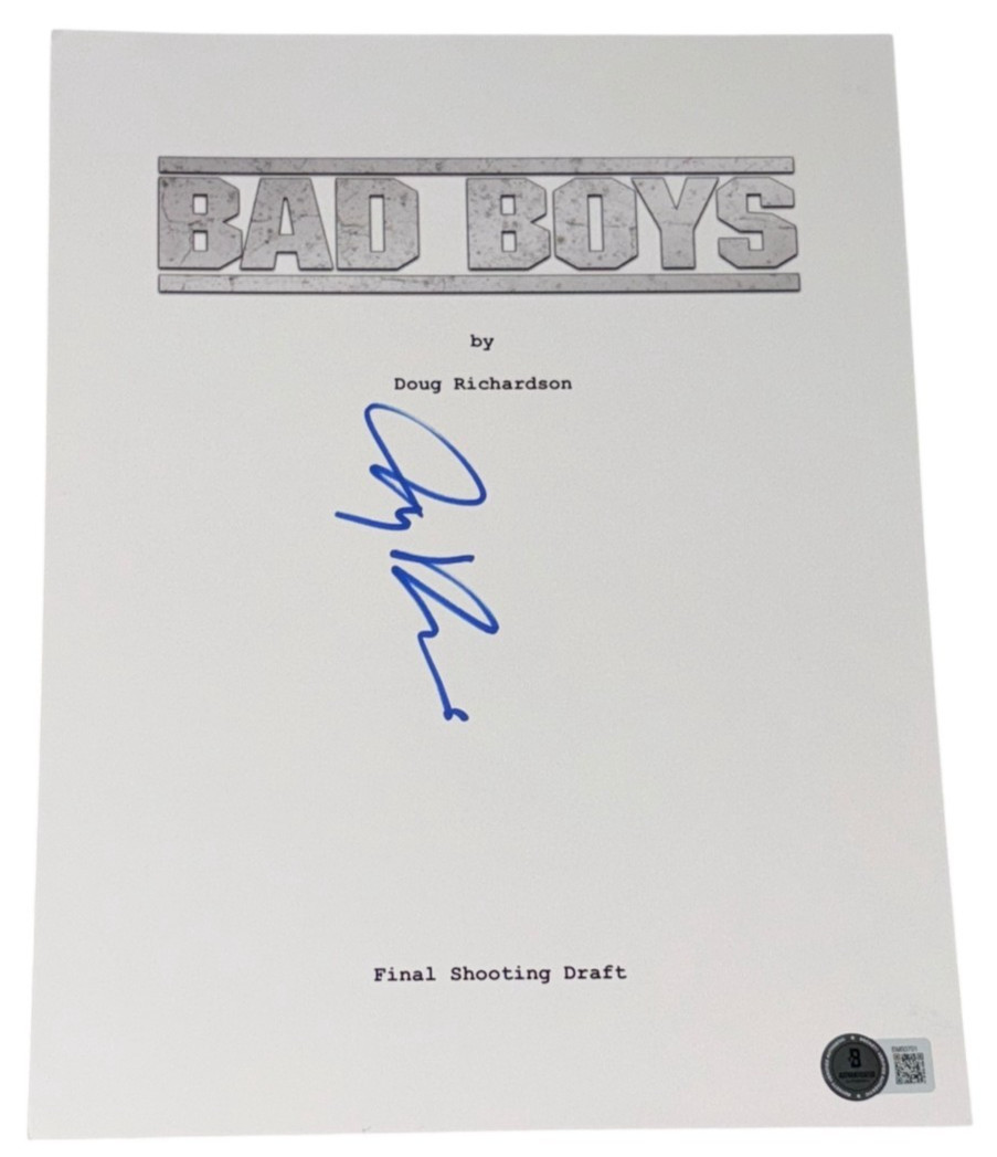 Jerry Bruckheimer Signed Autograph Bad Boys Movie Script Screenplay ...