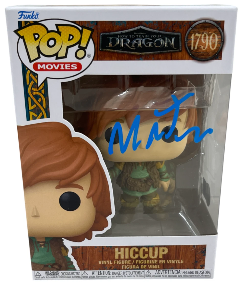 Mason Thames Signed Hiccup Funko How to Train Your Dragon Autograph ...