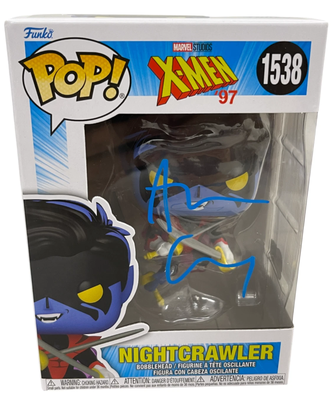 Alan Cumming Signed Nightcrawler Funko X-Men Authentic Autograph ...