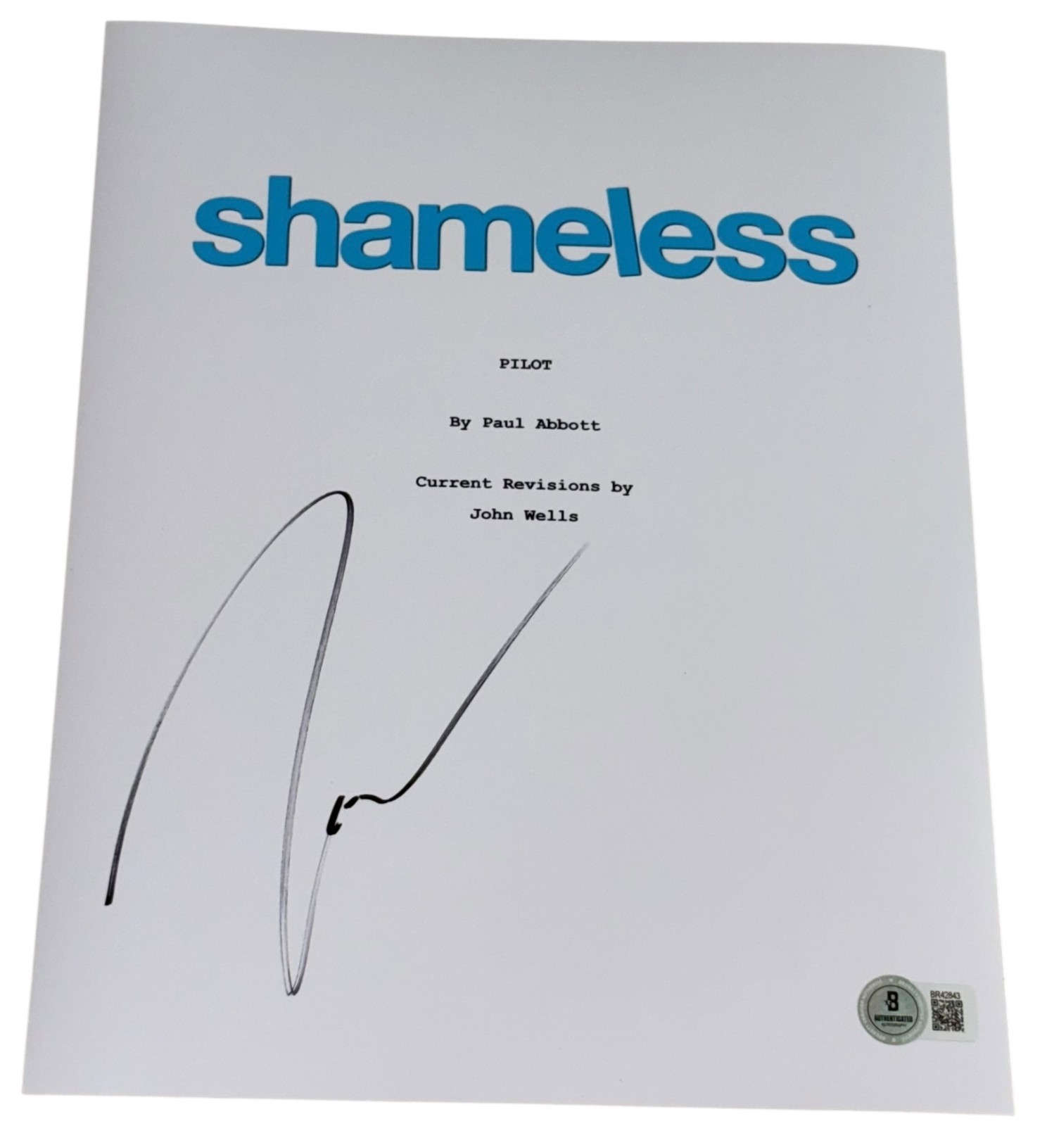 Jeremy Allen White Signed Autograph Shameless Full Pilot TV Script ...
